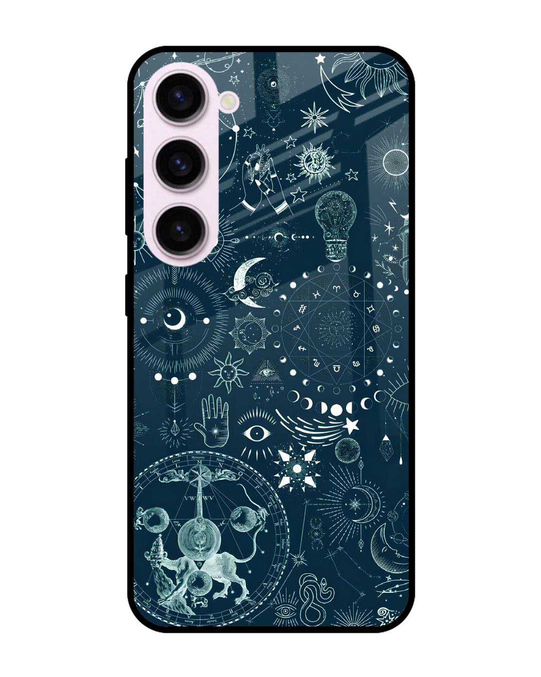 Buy Space Symbols Premium Glass Cover for Samsung Galaxy S23 5G Online ...