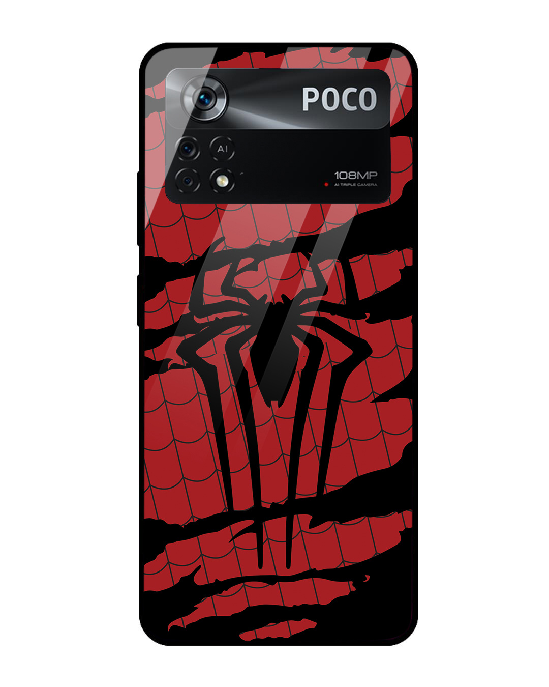 Buy Spider Armor Premium Glass Cover for Poco X4 Pro 5G Online in India ...