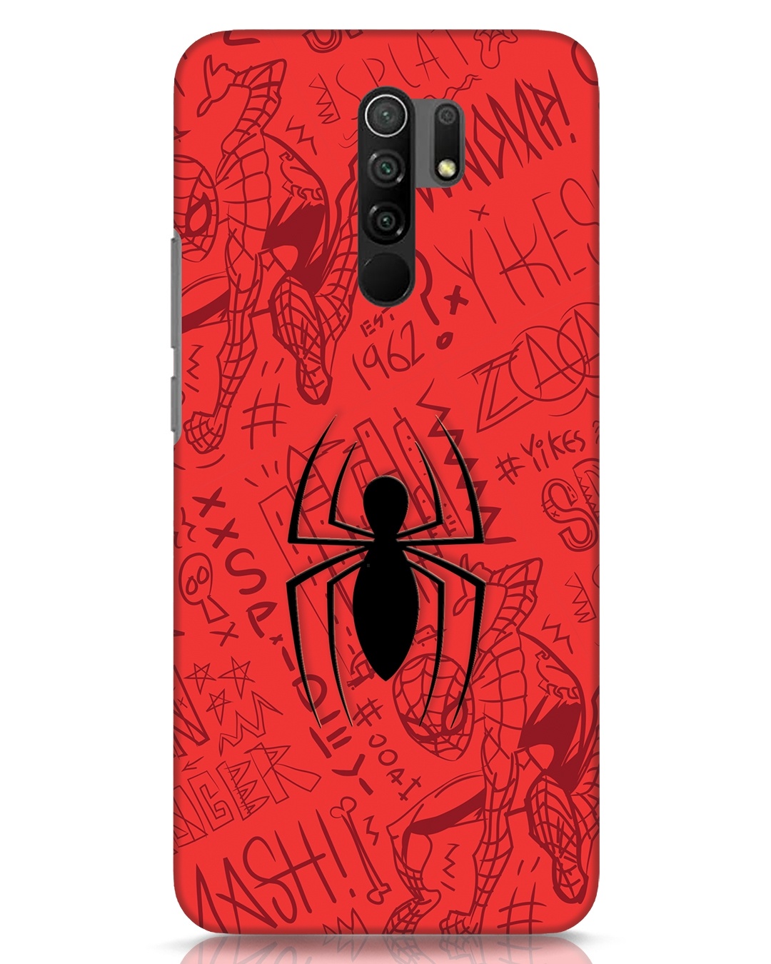 Buy Spider Doodle 3D Designer Cover for Xiaomi Redmi 9 Prime Online in ...