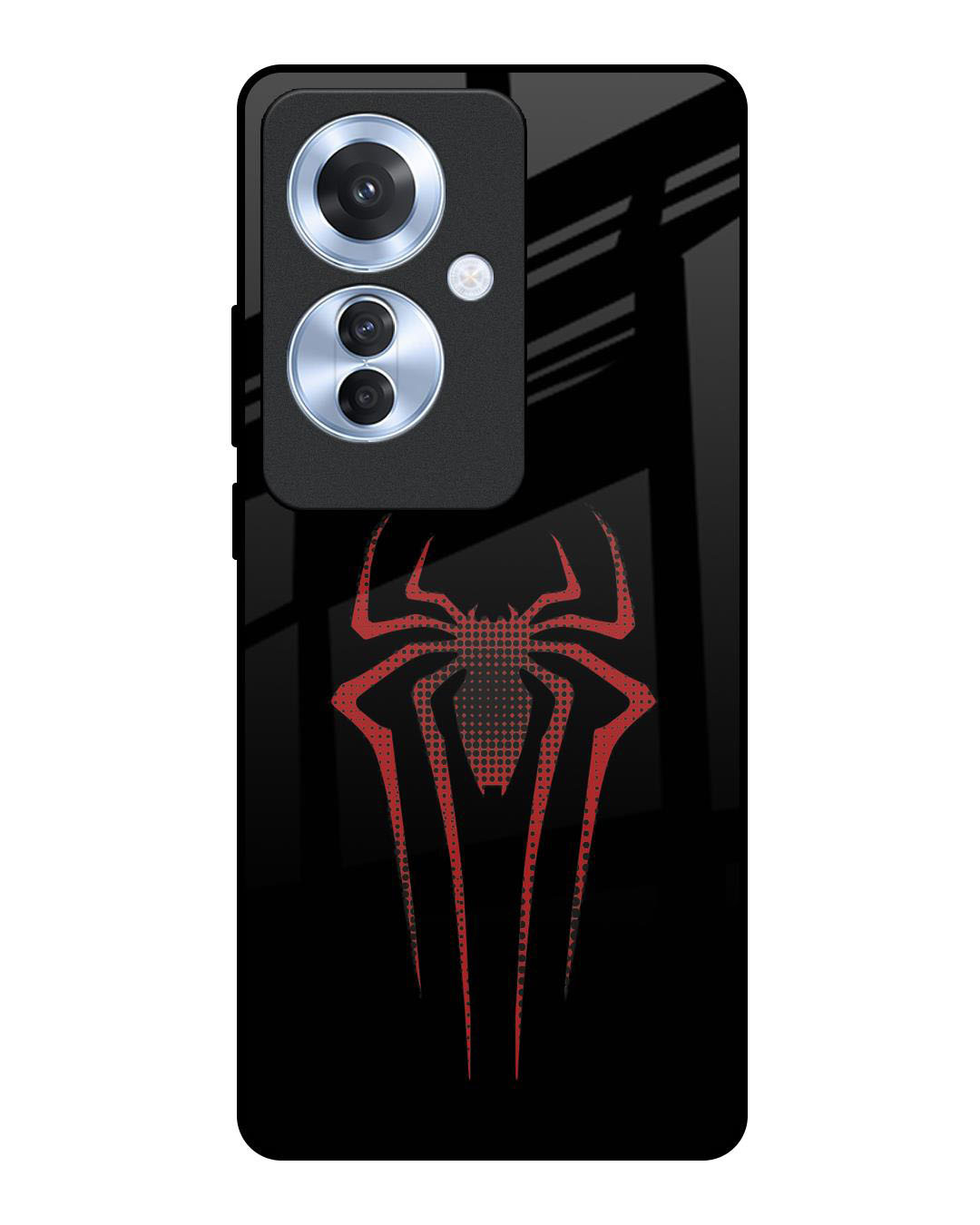 Buy Spider Halftone Premium Glass Cover for Oppo F25 Pro 5G Online in ...