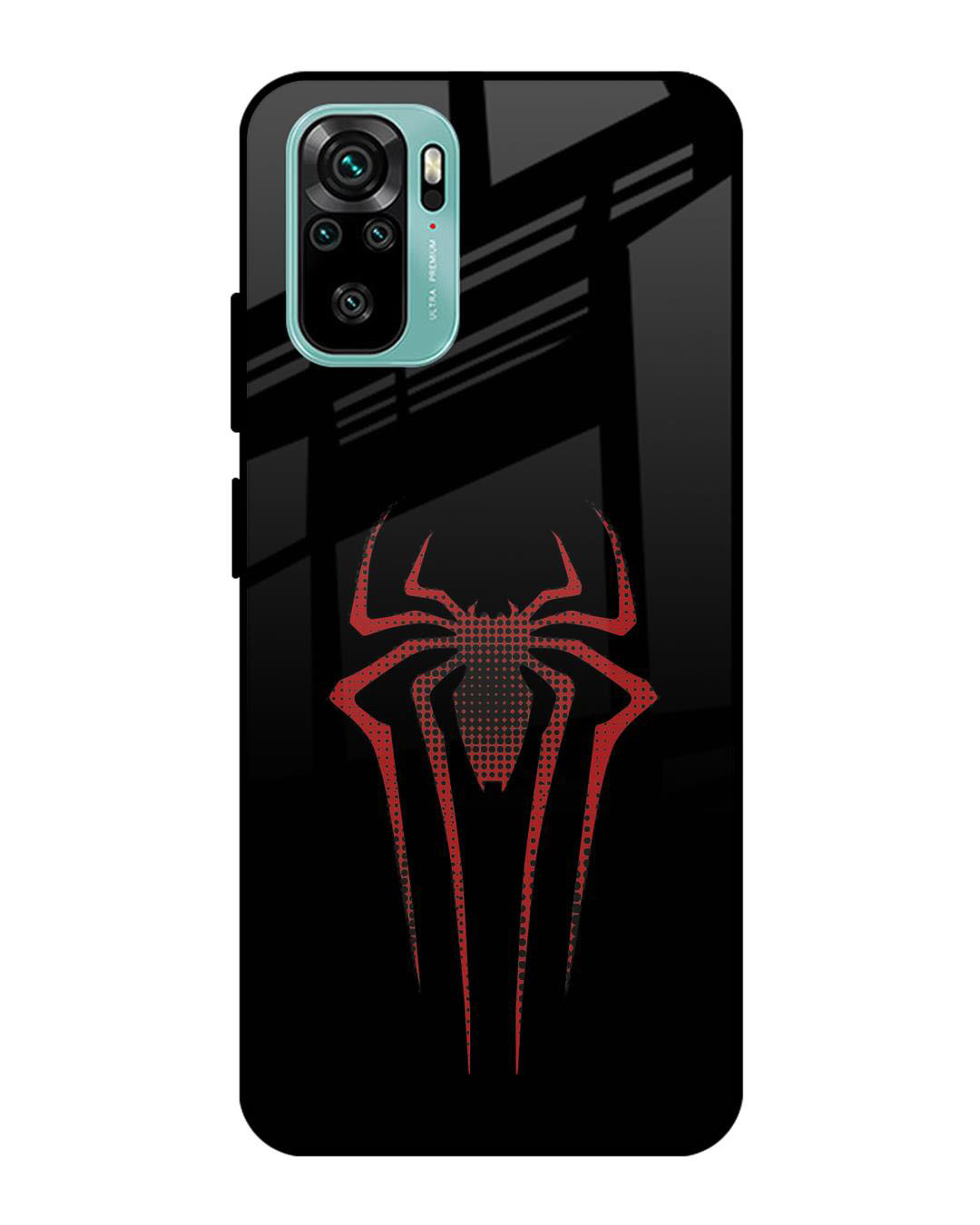 Buy Spider Halftone Premium Glass Cover for Redmi Note 10S Online in ...