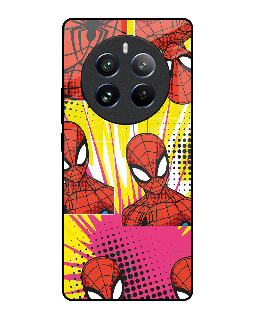 Buy Spider Man Angles Premium Glass Cover for Realme 12 Pro 5G Online ...