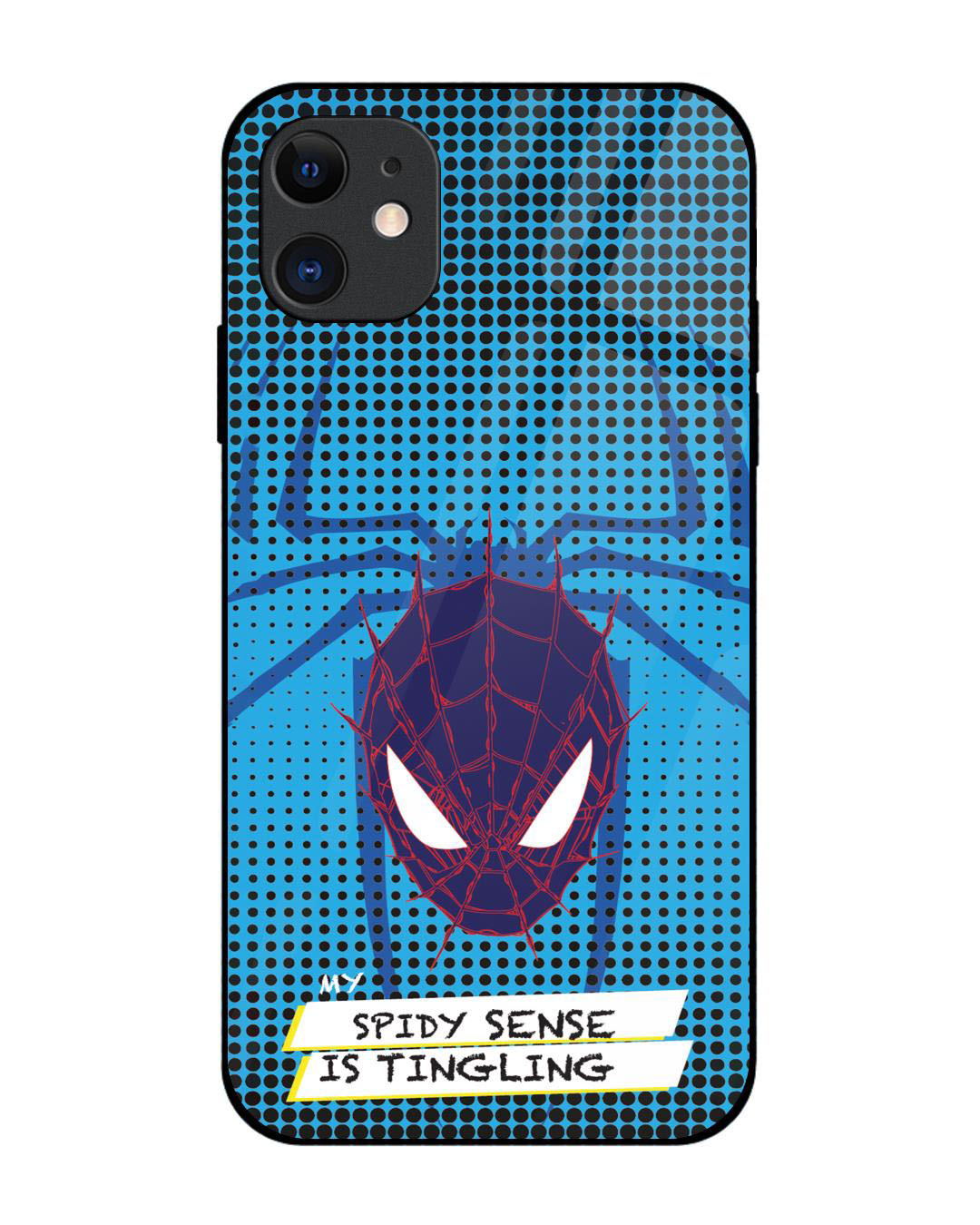Buy Spidey Sense Premium Glass Cover for Apple iPhone 12 Online in ...
