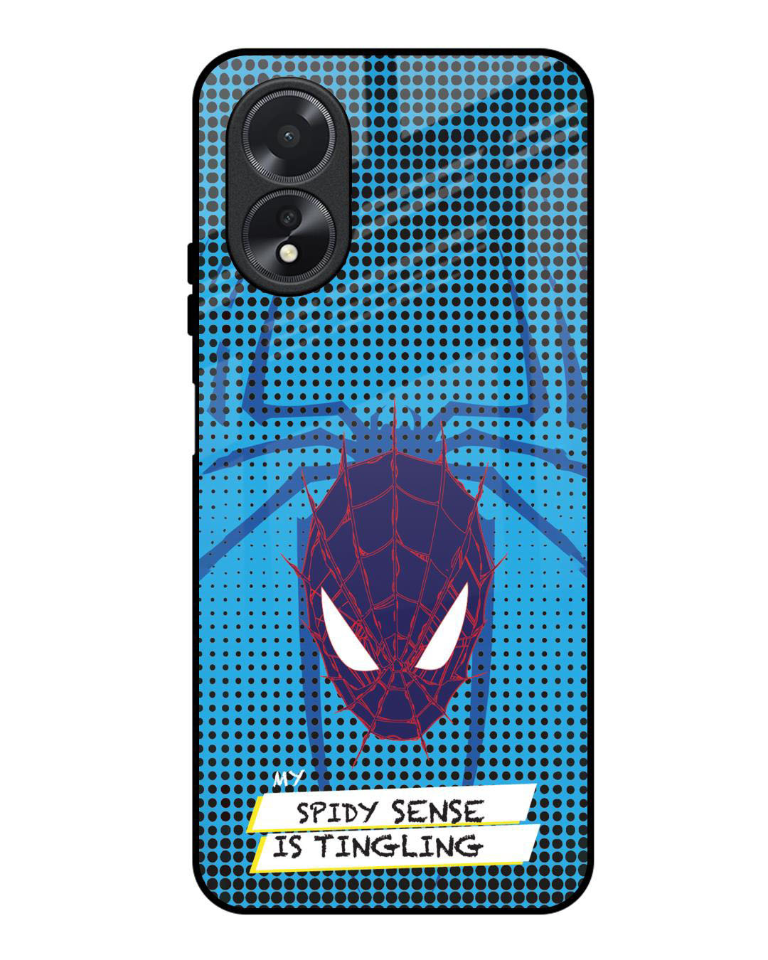 Buy Spidey Sense Premium Glass Cover for Oppo A18 Online in India at ...