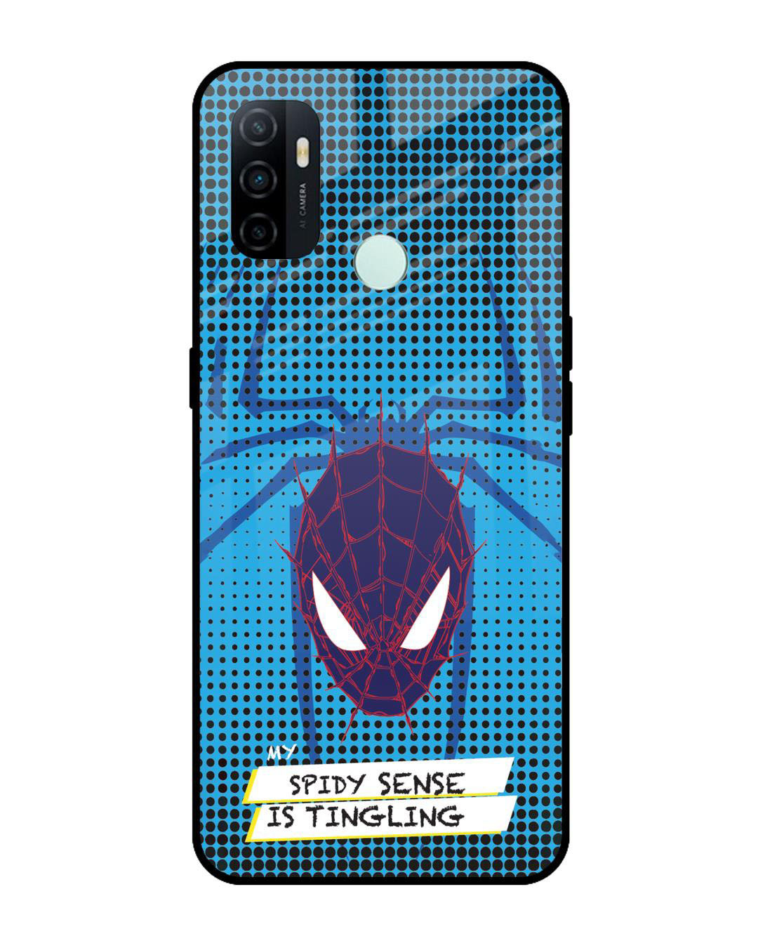 Buy Spidey Sense Premium Glass Cover for Oppo A33 Online in India at ...