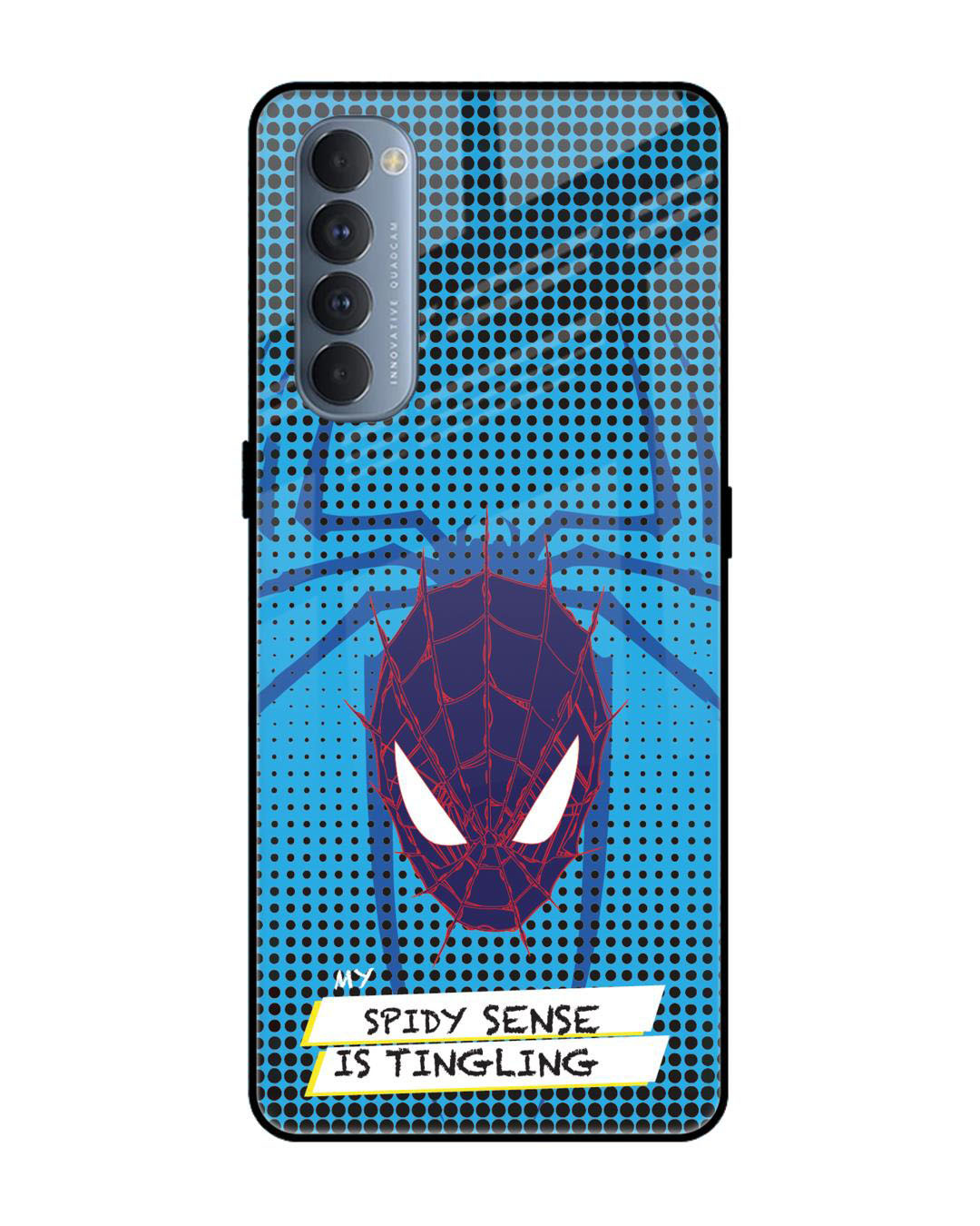 Buy Spidey Sense Premium Glass Cover for Oppo Reno4 Pro Online in India ...