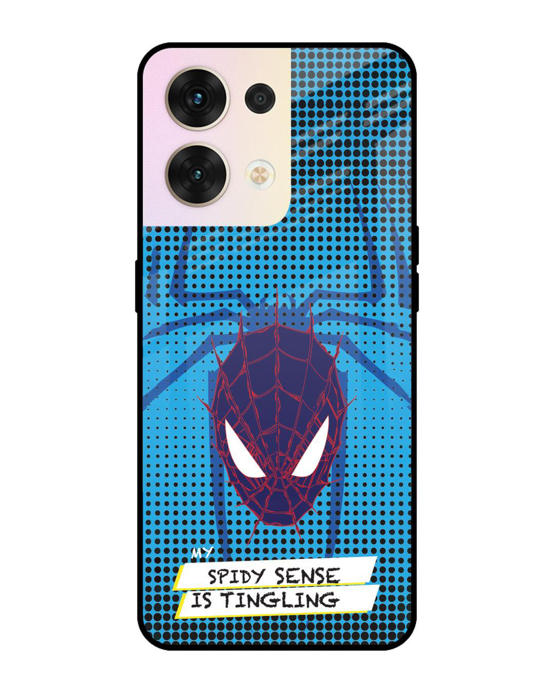 Buy Spidey Sense Premium Glass Cover for Oppo Reno8 5G Online in India ...