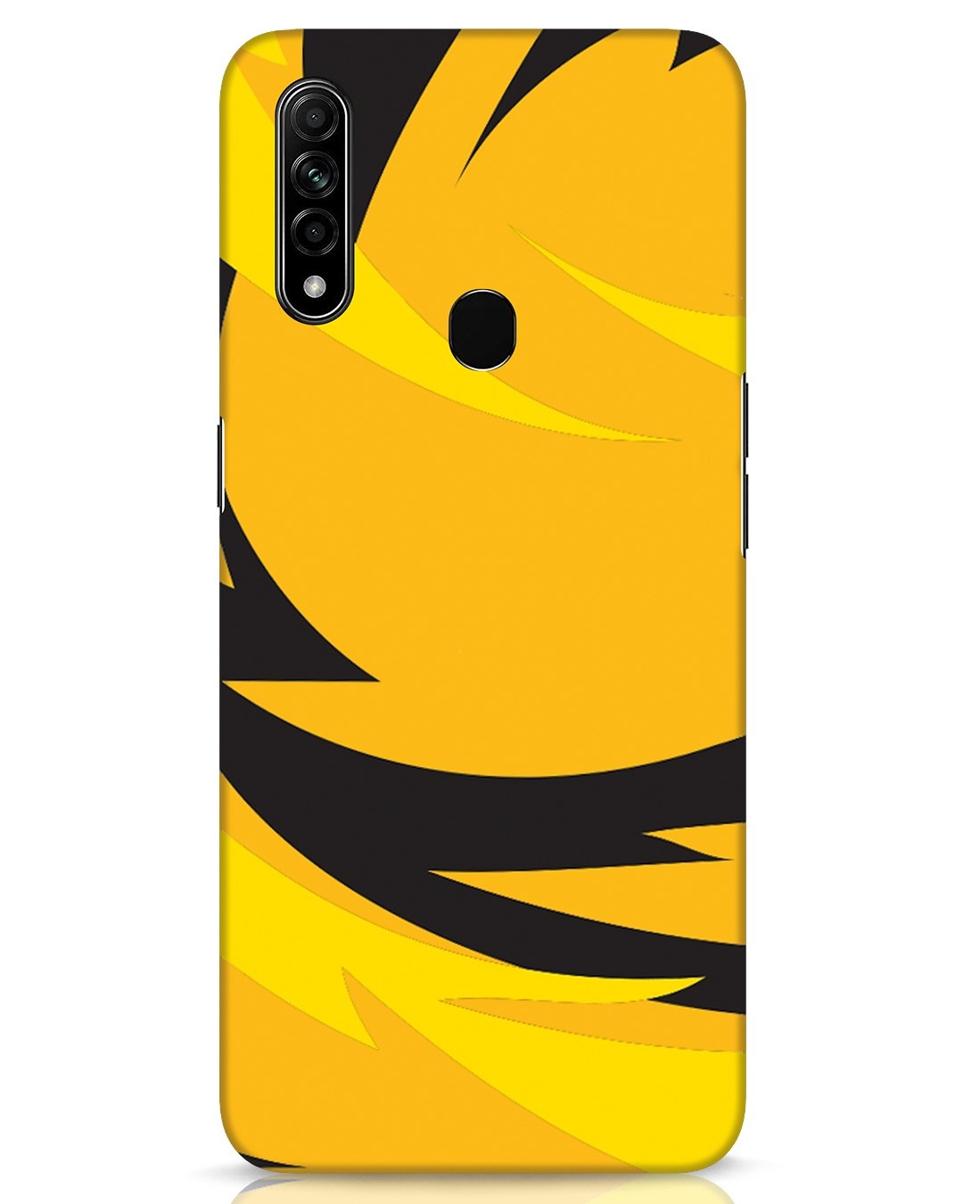 Buy Sporty Yellow Oppo A31 Mobile Cover Online in India at Bewakoof