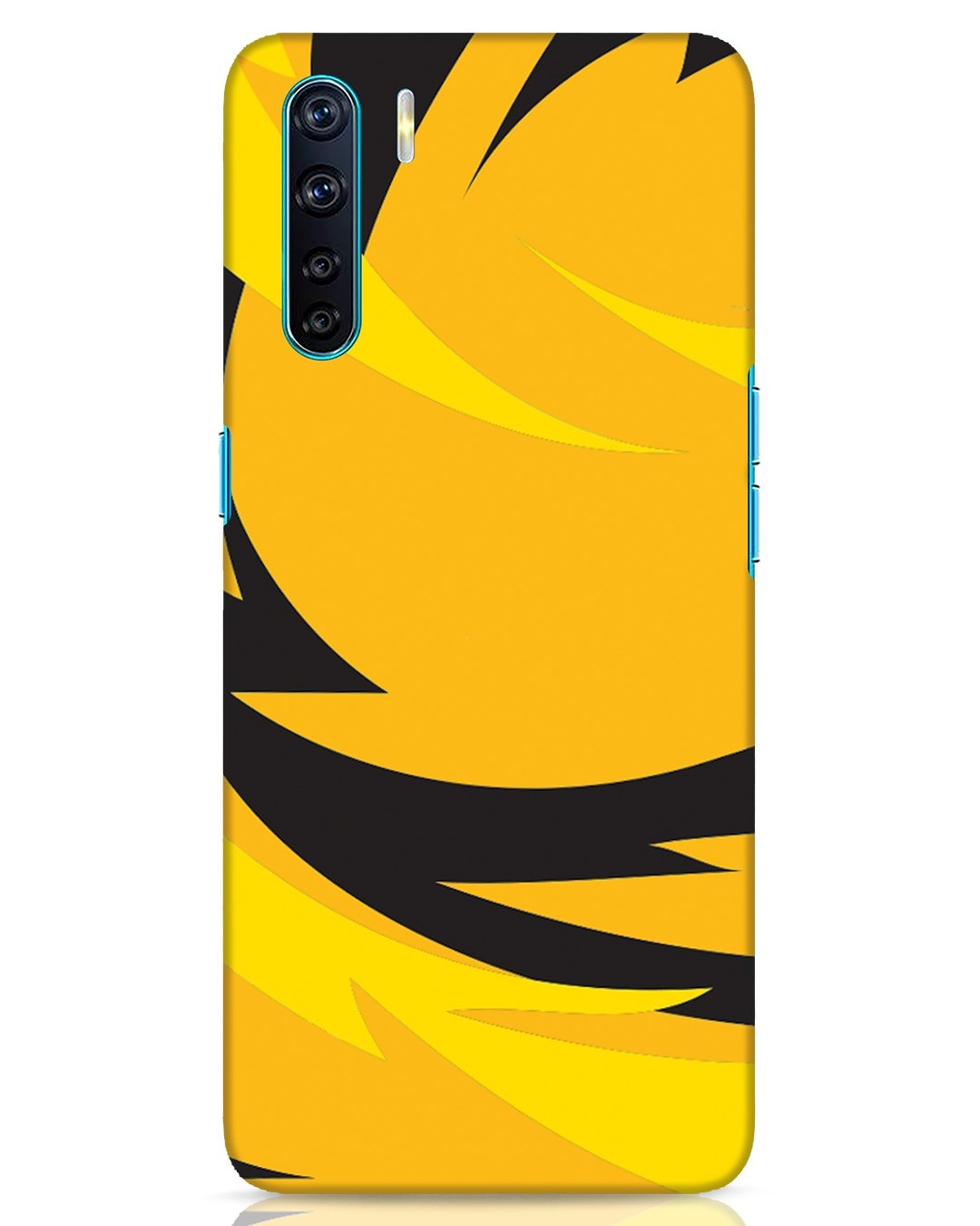 Buy Sporty Yellow Oppo F15 Mobile Cover Online in India at Bewakoof