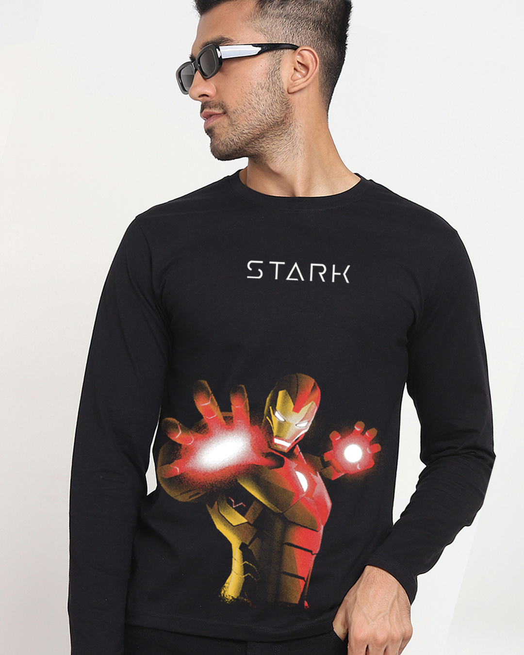 Buy Stark(Glow in Dark) Full Sleeve T-shirt Online at Bewakoof