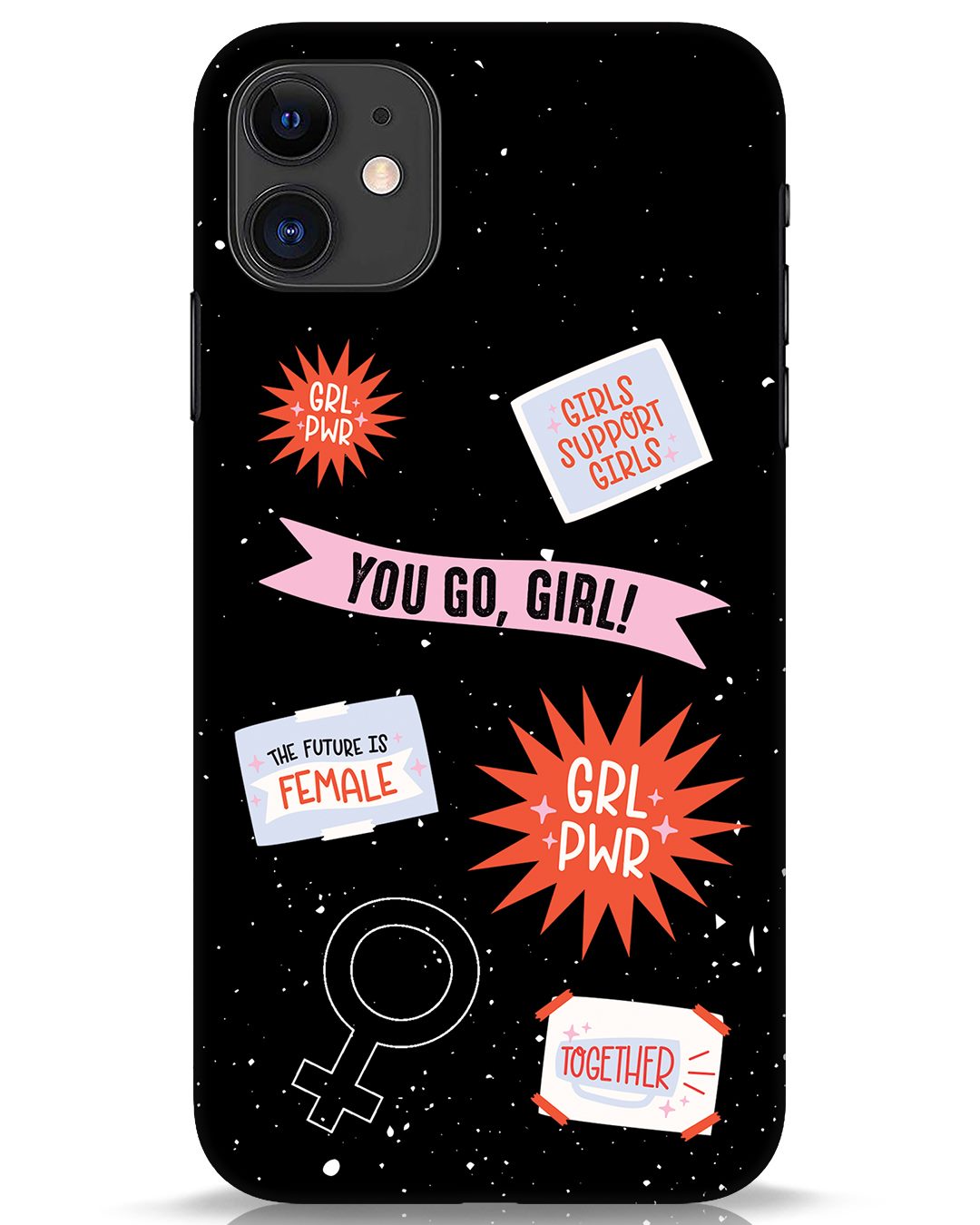 Buy Stickers iPhone 11 Mobile Cover Online in India at Bewakoof