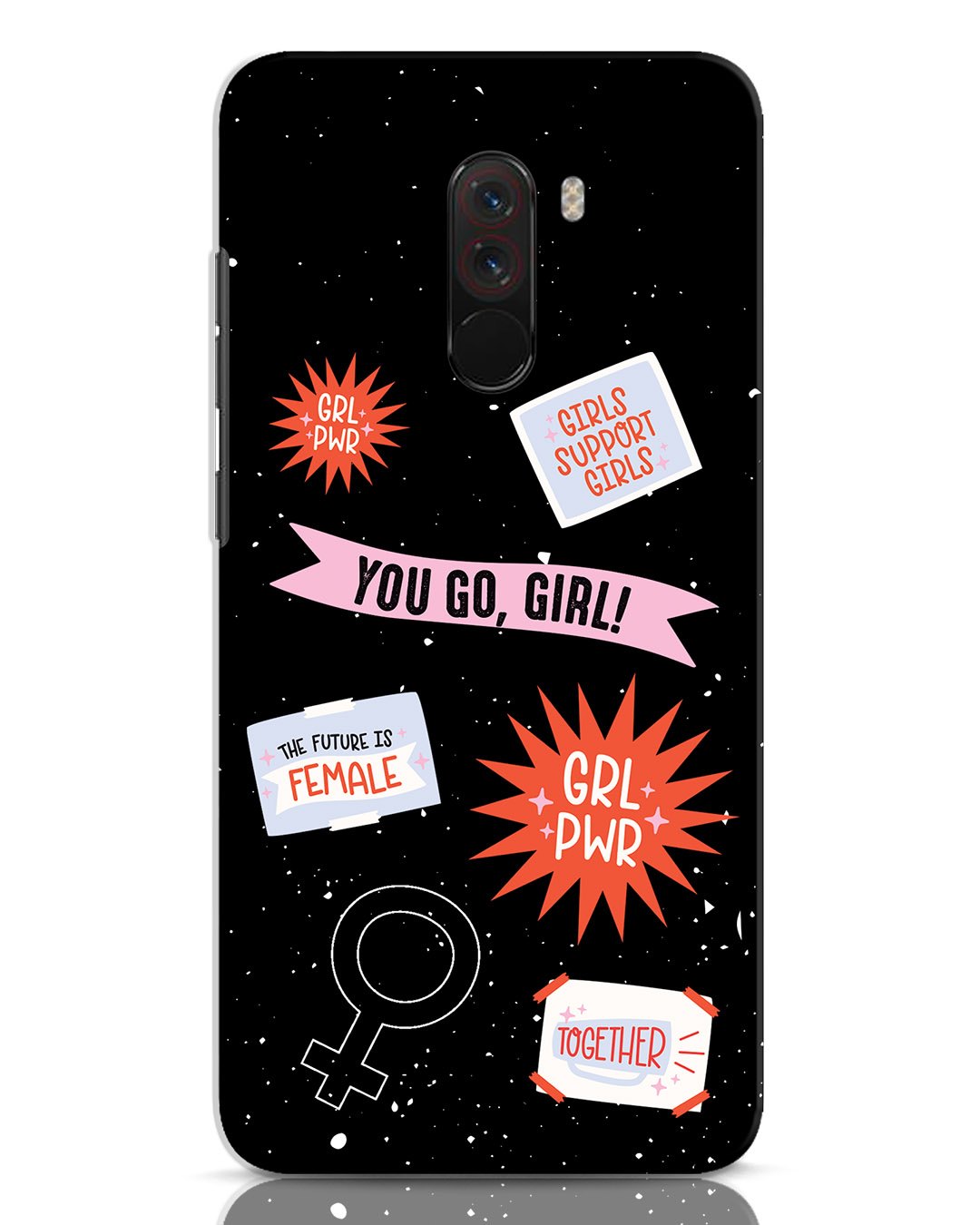 Buy Stickers Xiaomi POCO F1 Mobile Cover Online in India at Bewakoof