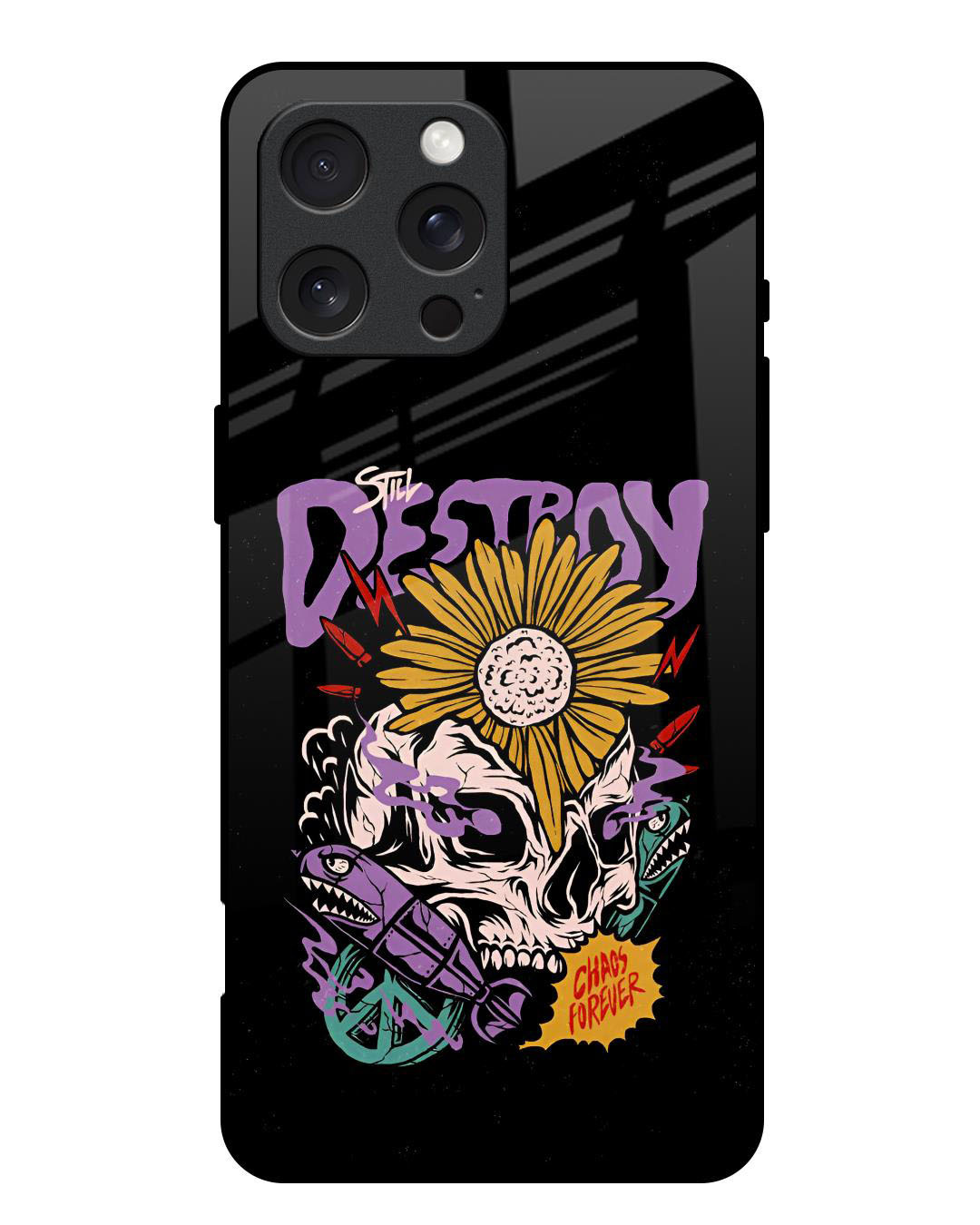 Buy Still Destroy Premium Glass Cover for Apple iPhone 16 Pro Max ...