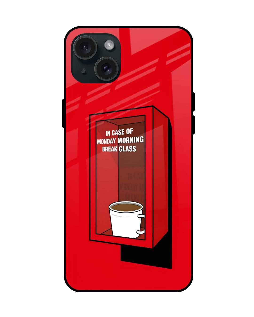 Buy Stress Buster Premium Glass Case for Apple iPhone 15 Plus (Shock ...