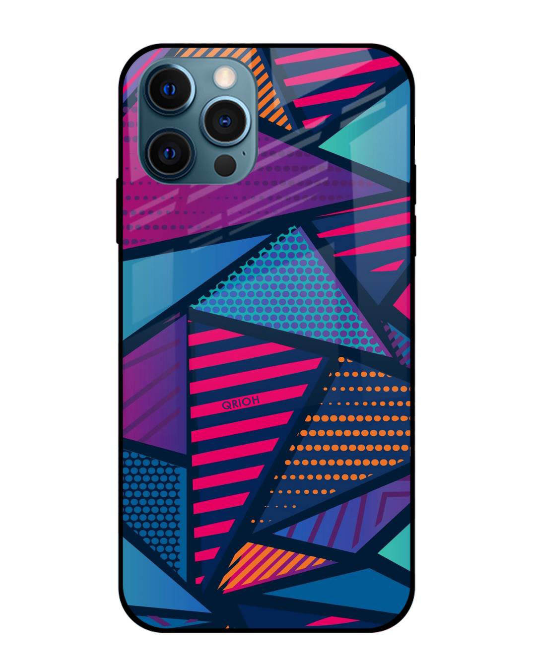 Buy Structural Abstract Premium Glass Case for Apple iPhone 12 Pro Max ...