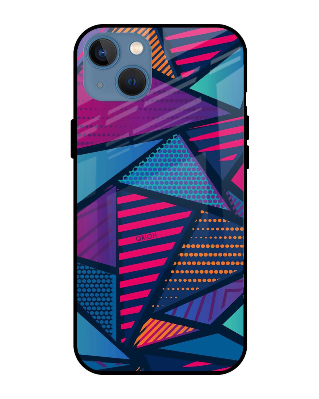 Buy Structural Abstract Premium Glass Case for Apple iPhone 13 (Shock ...