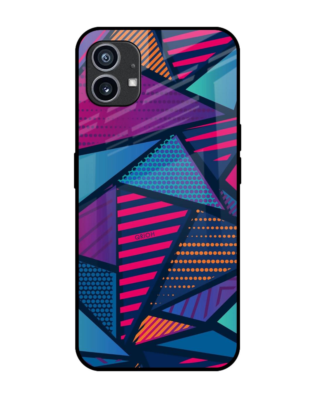 Buy Structural Abstract Premium Glass Case for Nothing Phone (1) (Shock ...