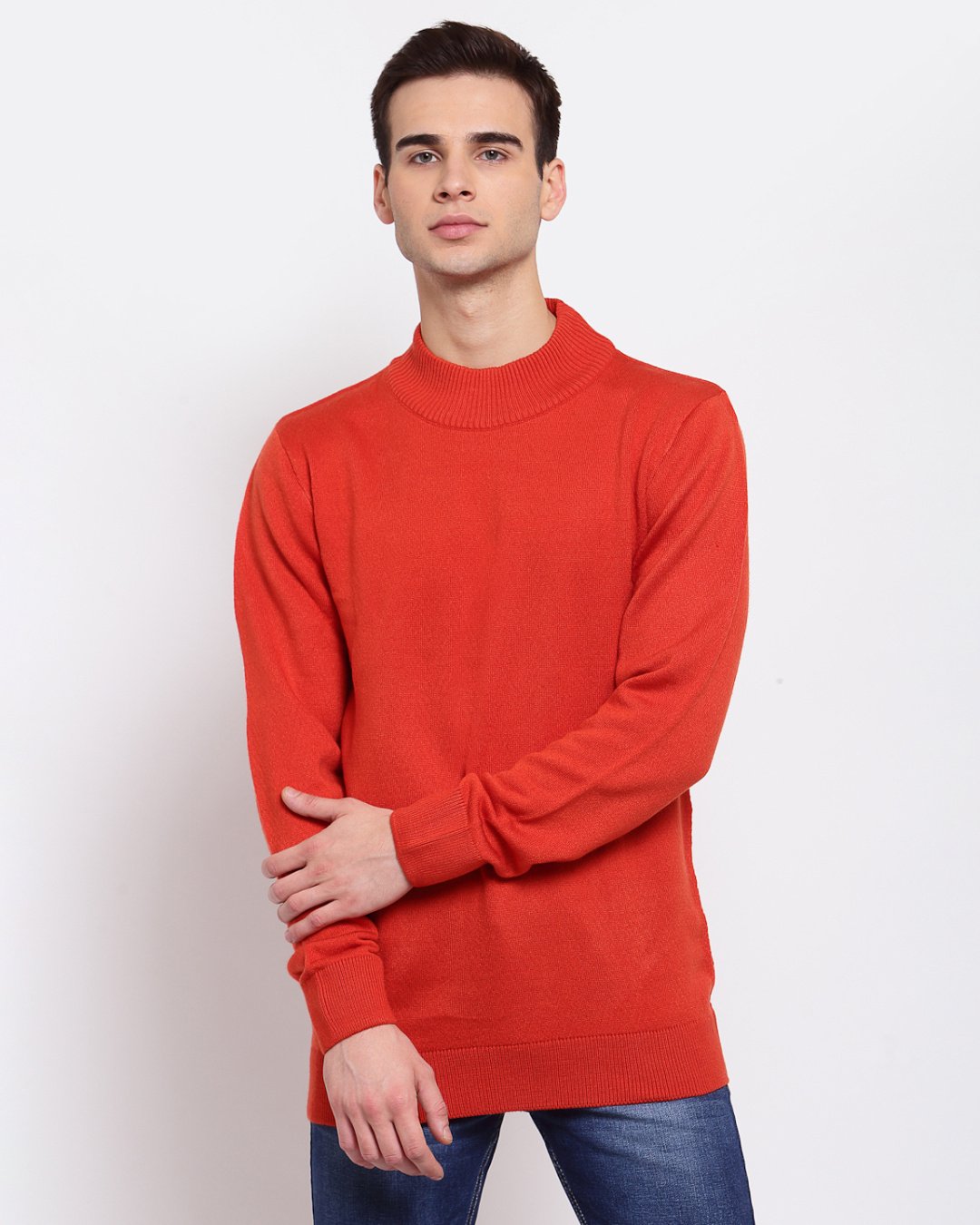 Buy Style Quotient Men's Red Regular Fit Sweater Online at Bewakoof