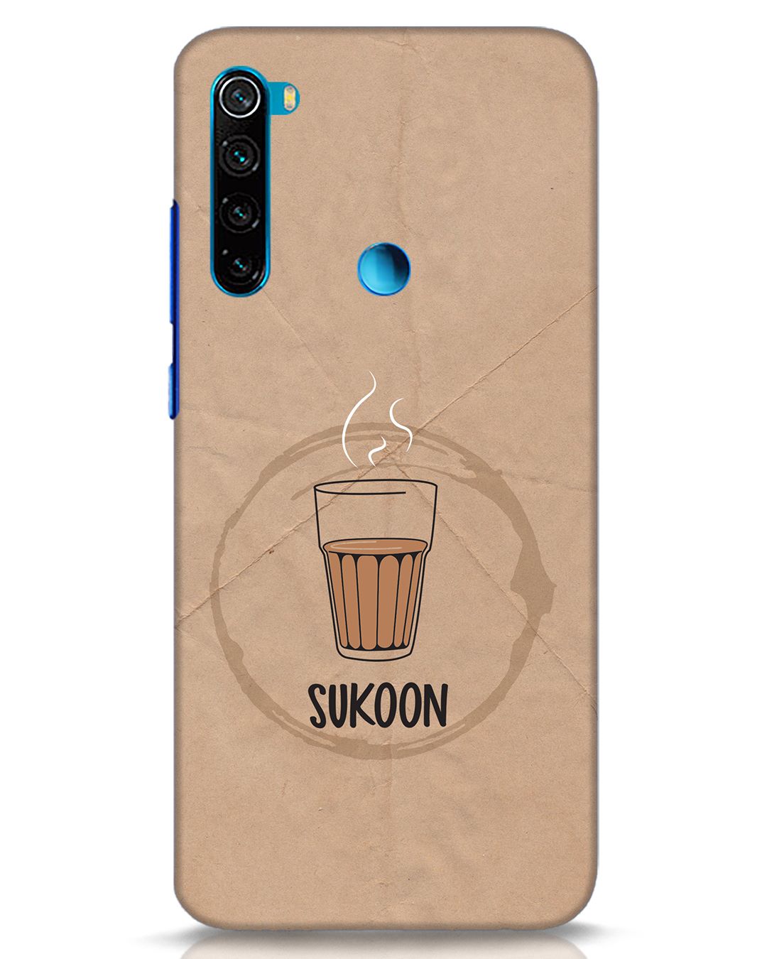 Buy Sukoon Wali Chai Xiaomi Redmi Note 8 Mobile Cover Online in India ...