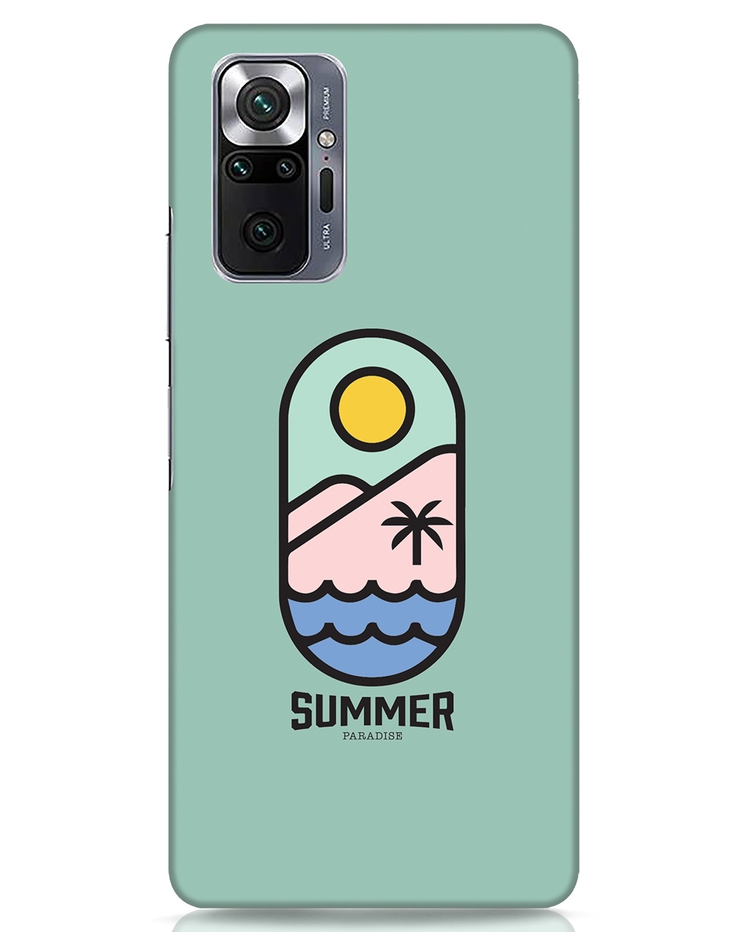 Buy Summer Paradise Designer Hard Cover for Xiaomi Redmi Note 10 Pro ...