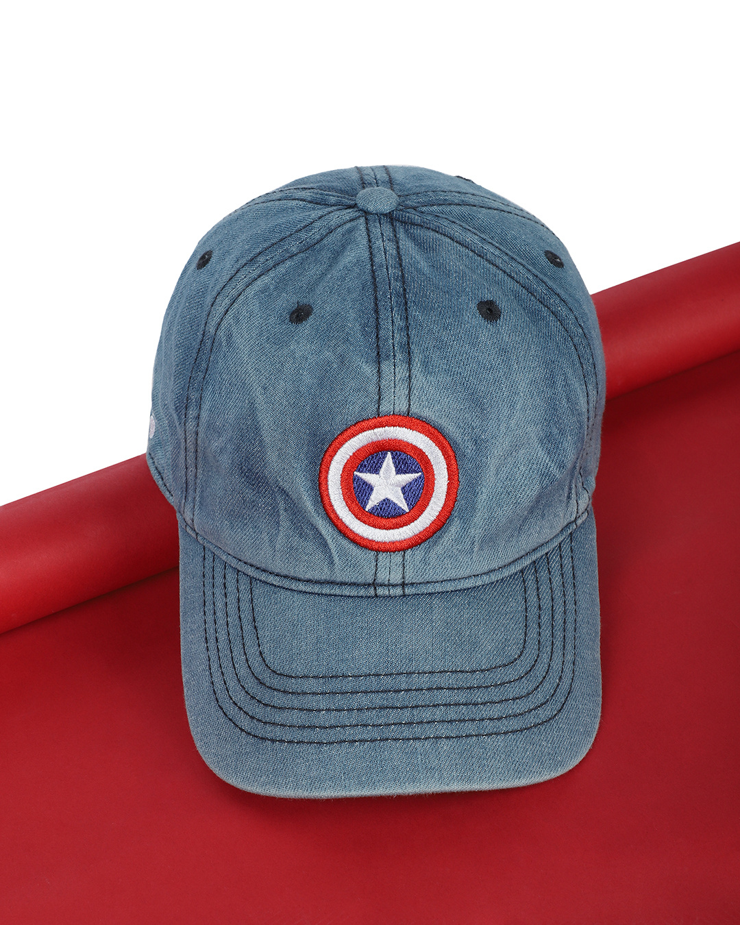 Buy Unisex Blue Super Soldier Baseball Cap Online in India at Bewakoof