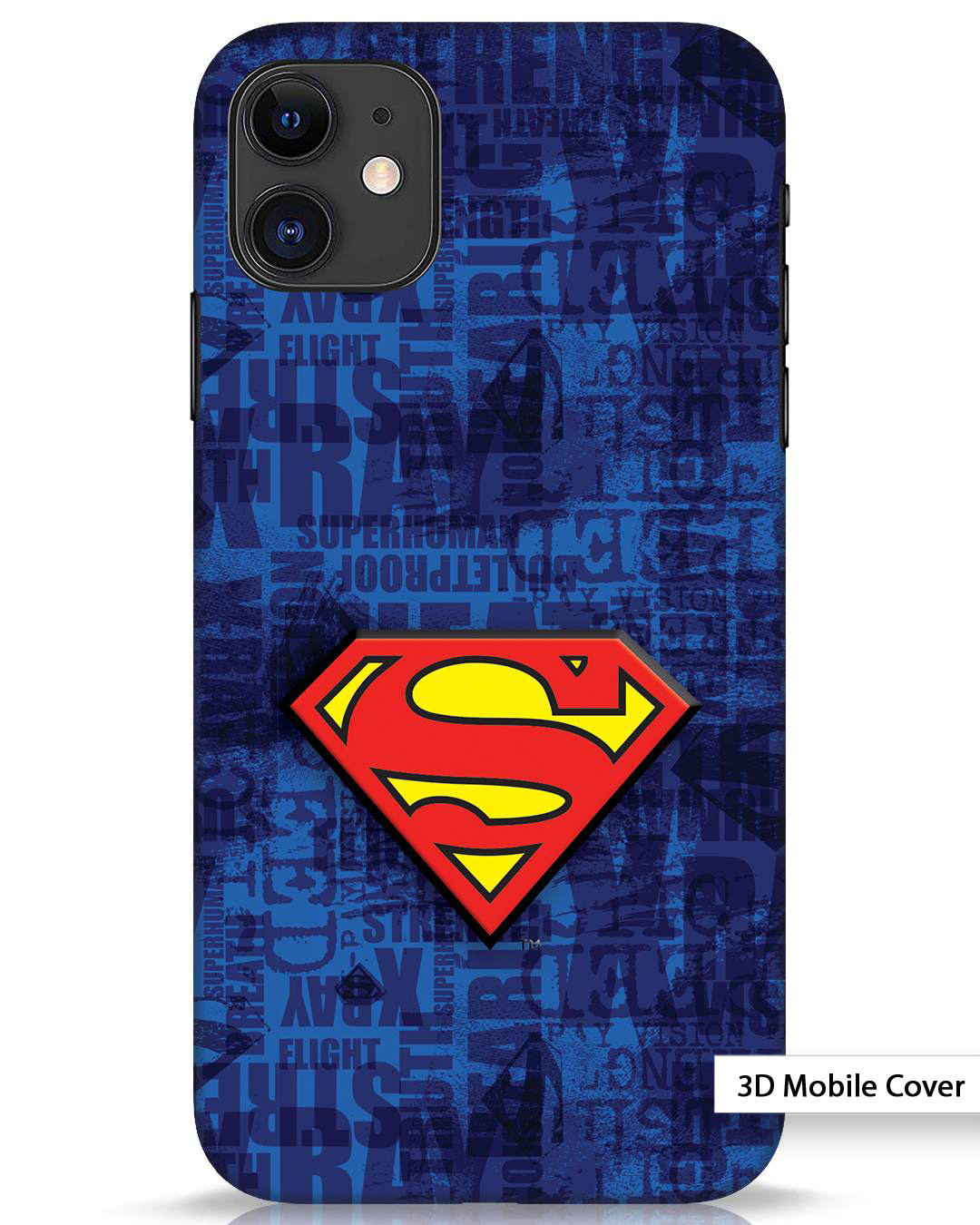 Buy Superman Logo iPhone 11 3D Mobile Cover Online in India at Bewakoof
