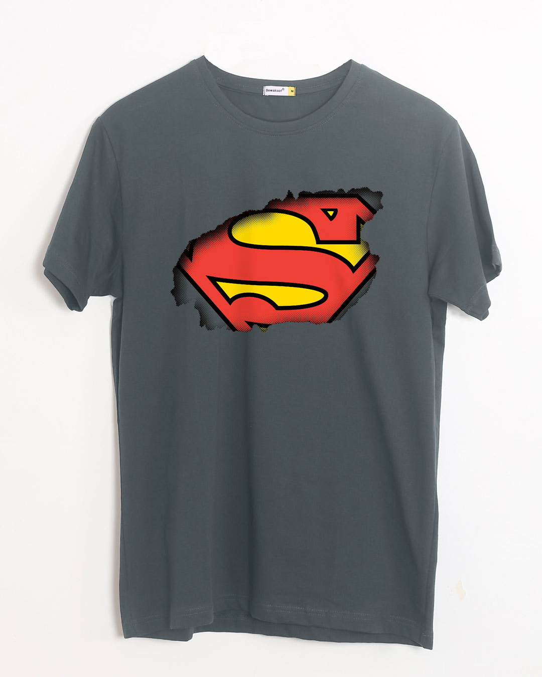 Buy Superman Break The Wall Half Sleeve T-Shirt (SML) Online at Bewakoof