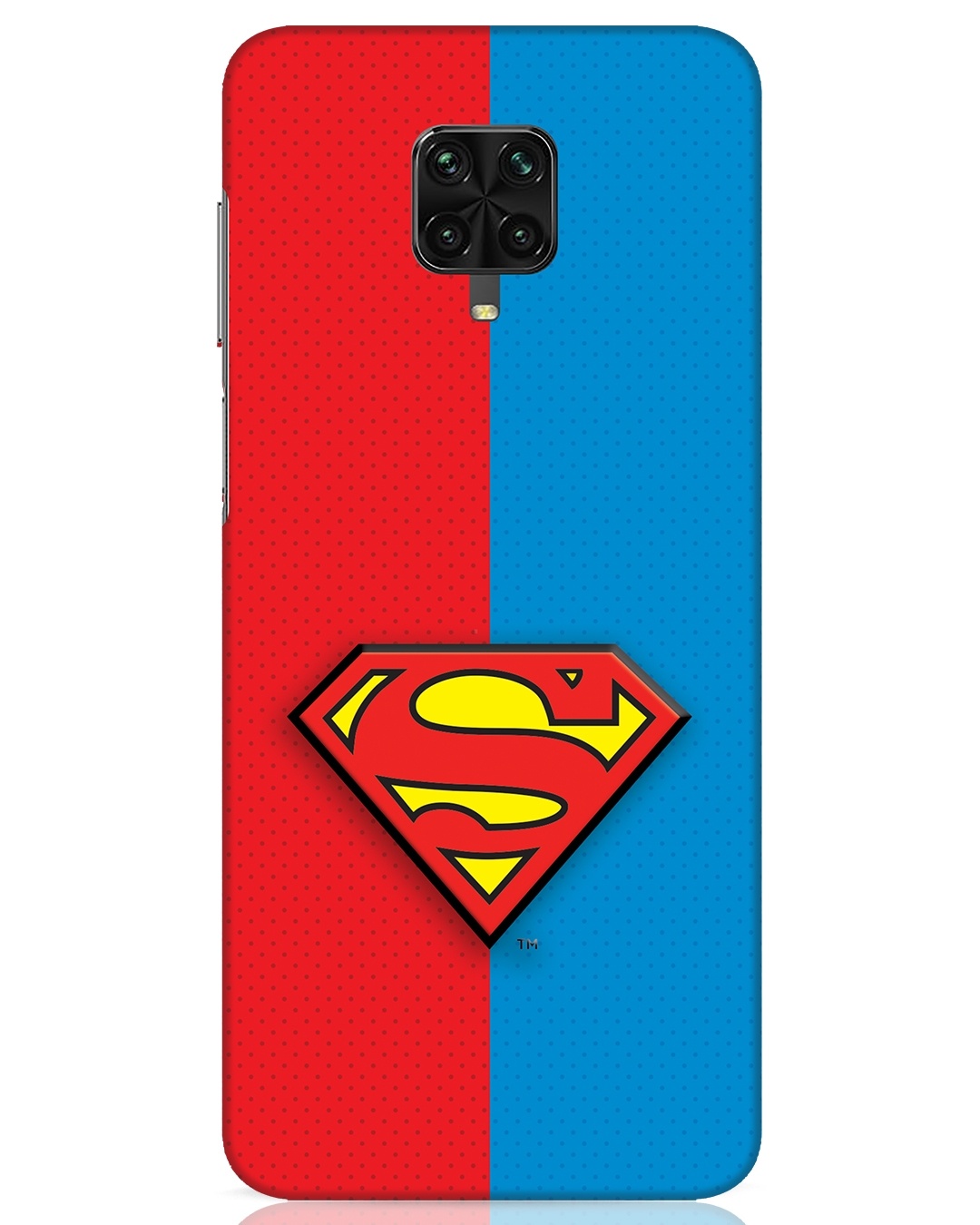 Buy Superman Half 3D Designer Cover for Xiaomi Poco M2 Pro Online in ...