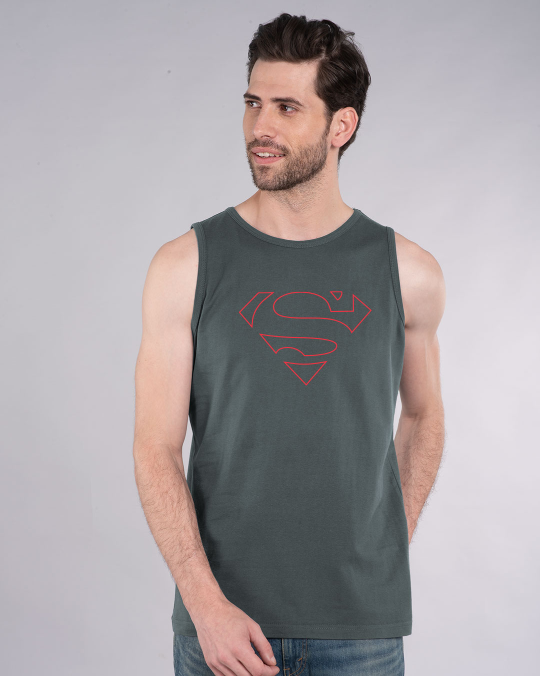 Buy Superman Line Vest (SML) Online at Bewakoof