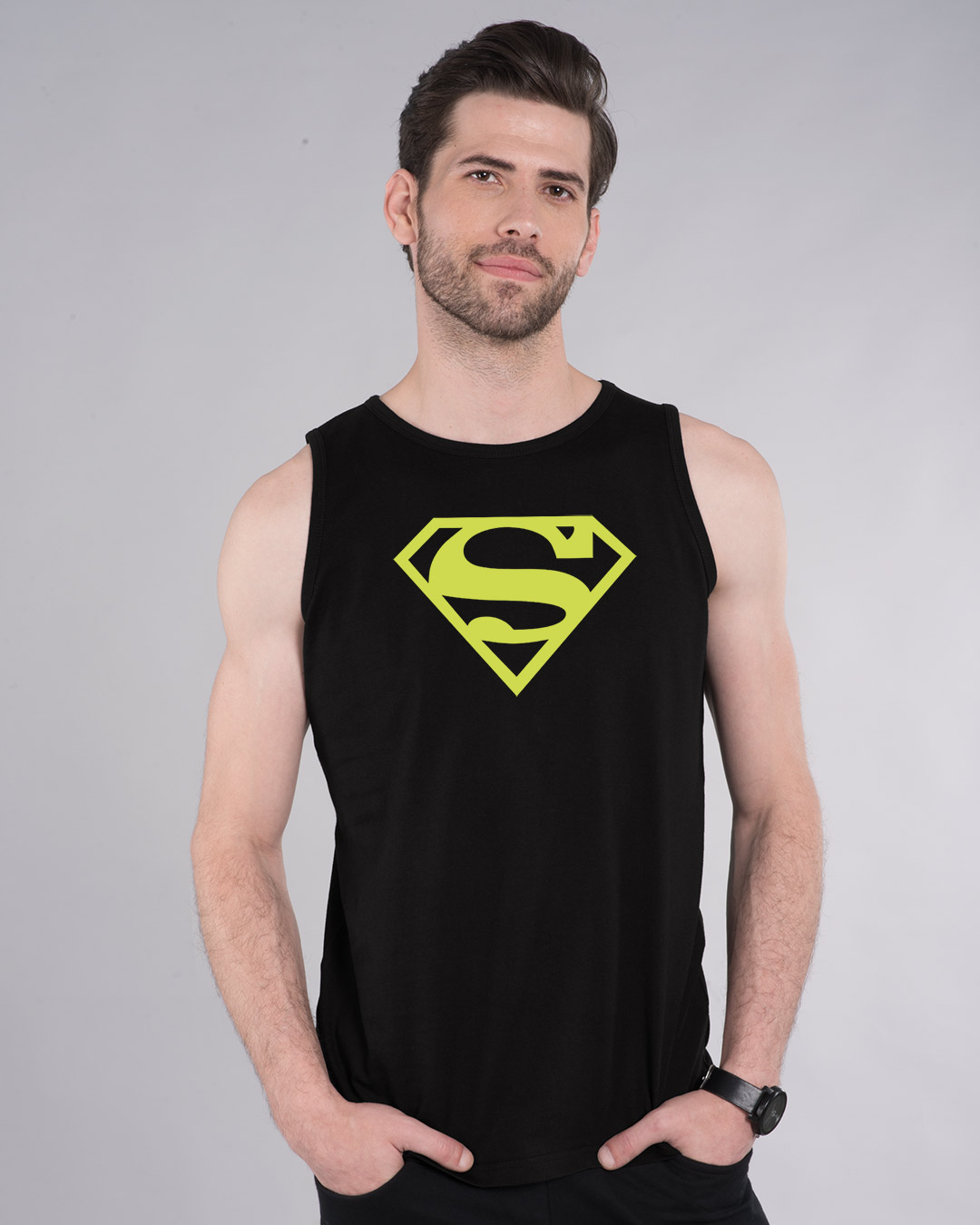 Buy Superman Neon Vest (SML) Online at Bewakoof