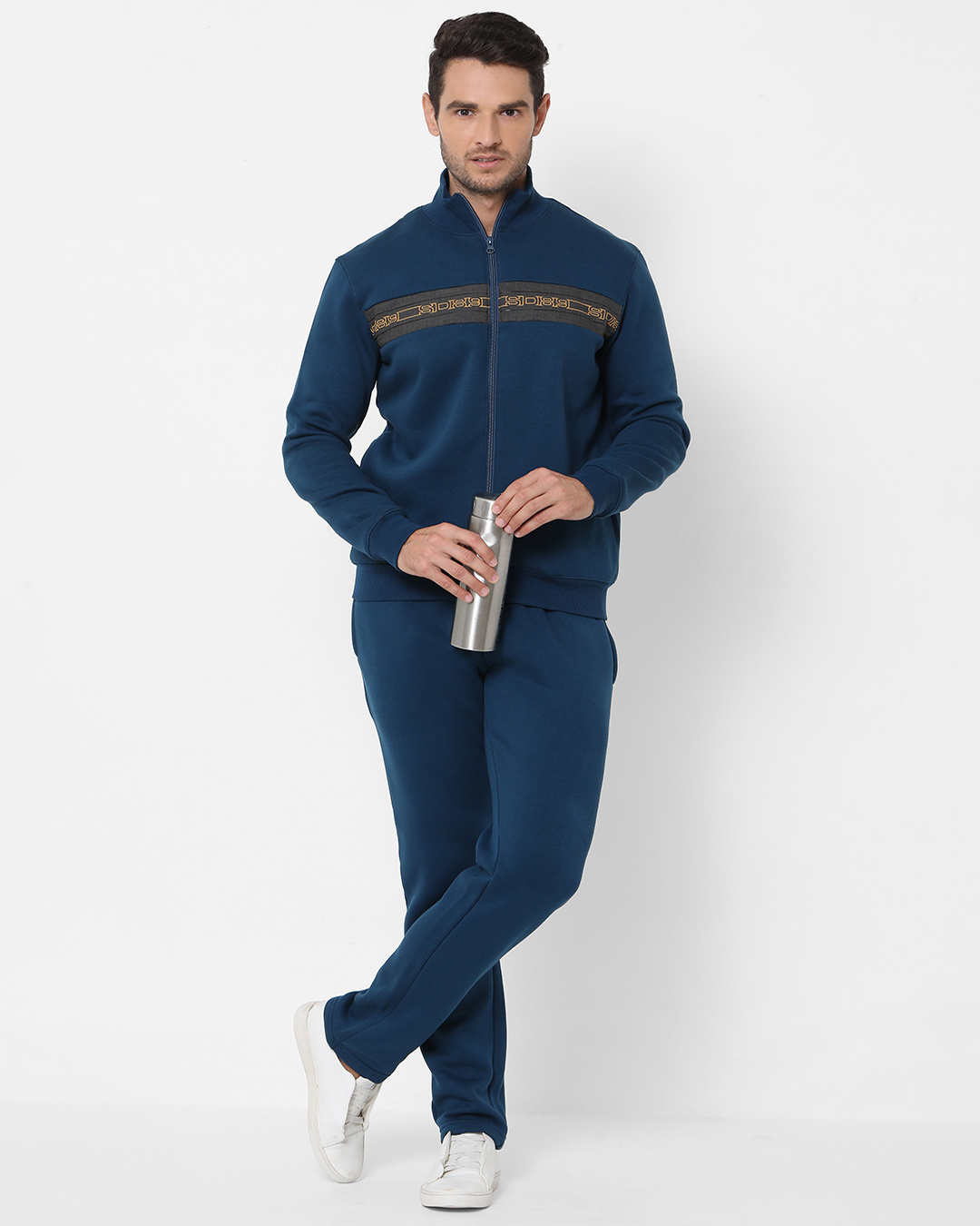 Buy Sweet Dreams Men's Blue Fleece Tracksuit Online in India at Bewakoof