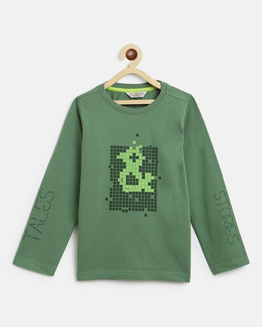 Buy Boys Olive Graphic Printed T-shirt Online at Bewakoof