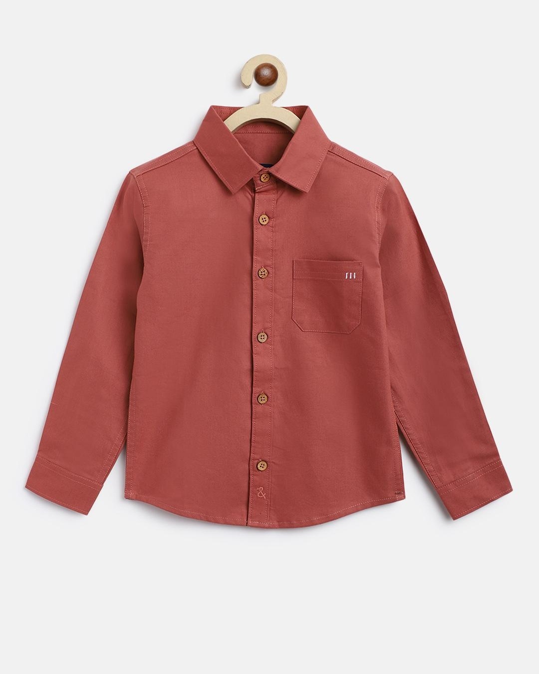 Buy Tales & Stories Boys Rust Shirt Online at Bewakoof