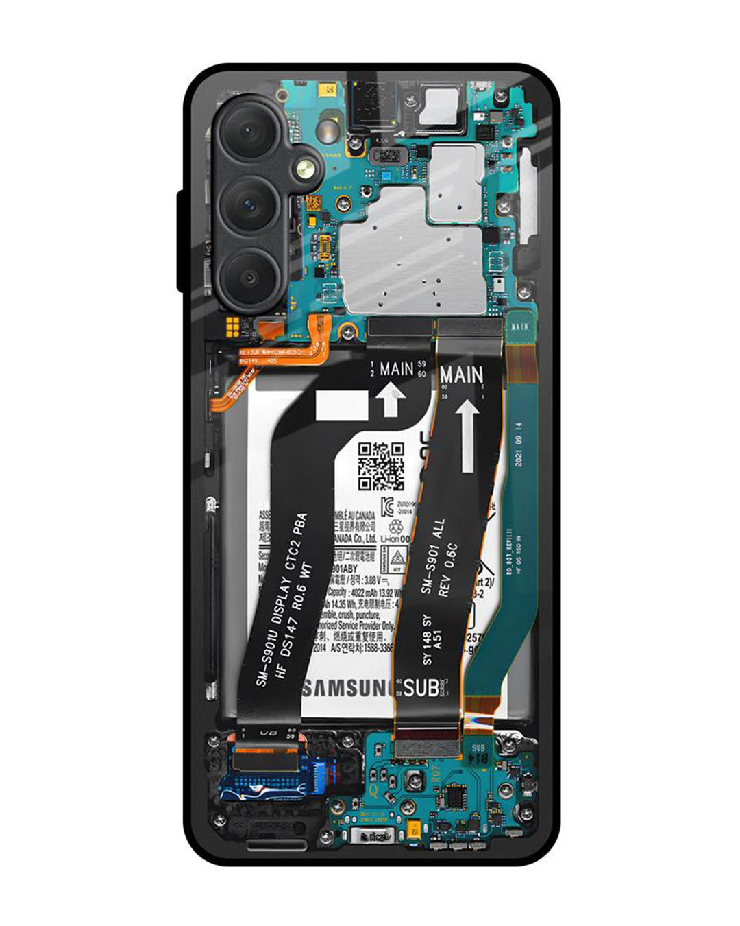 Buy Teardown Premium Glass Cover for Samsung Galaxy M54 5G(Shock Proof ...