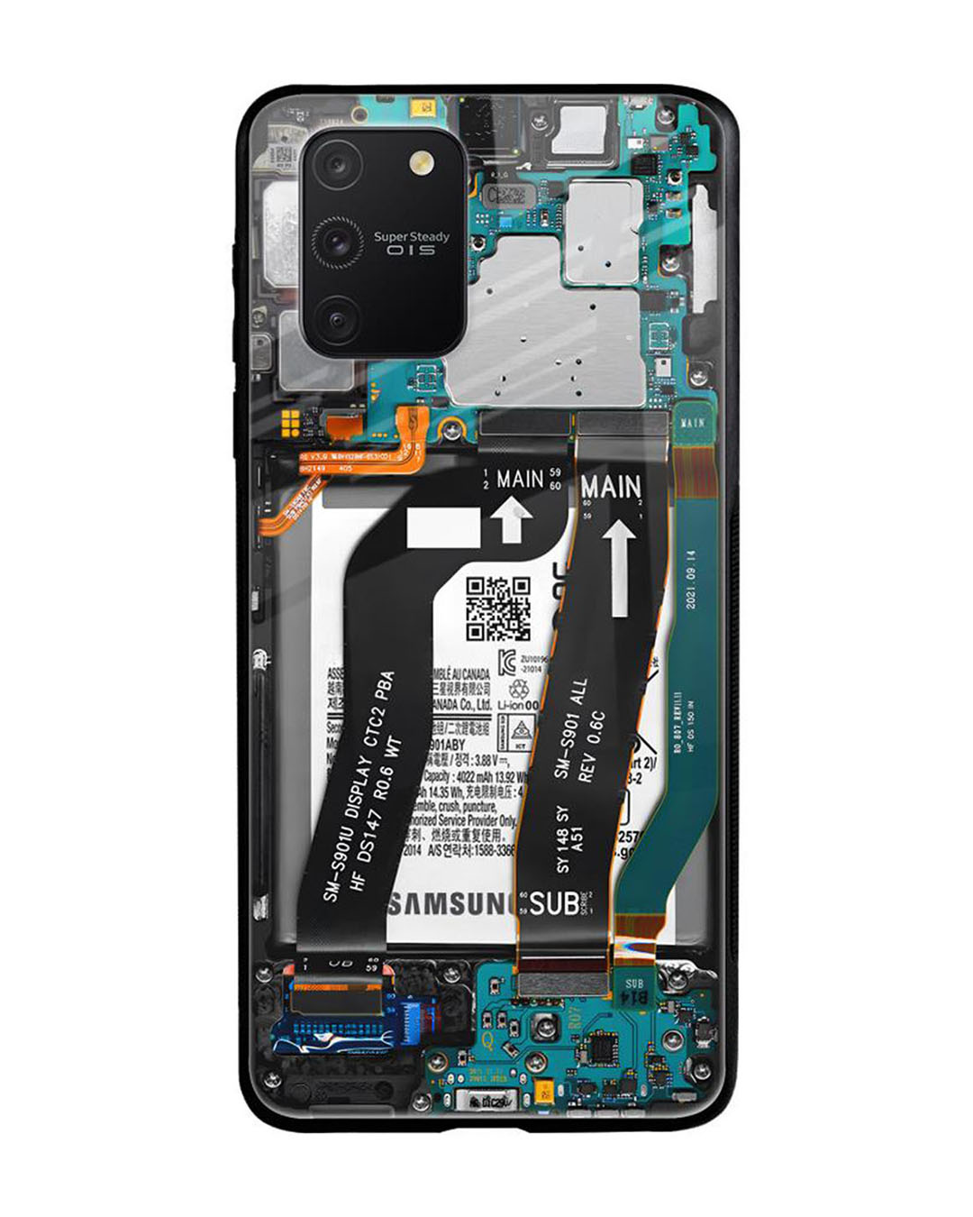 Buy Teardown Premium Glass Cover for Samsung Galaxy S10 lite(Shock ...