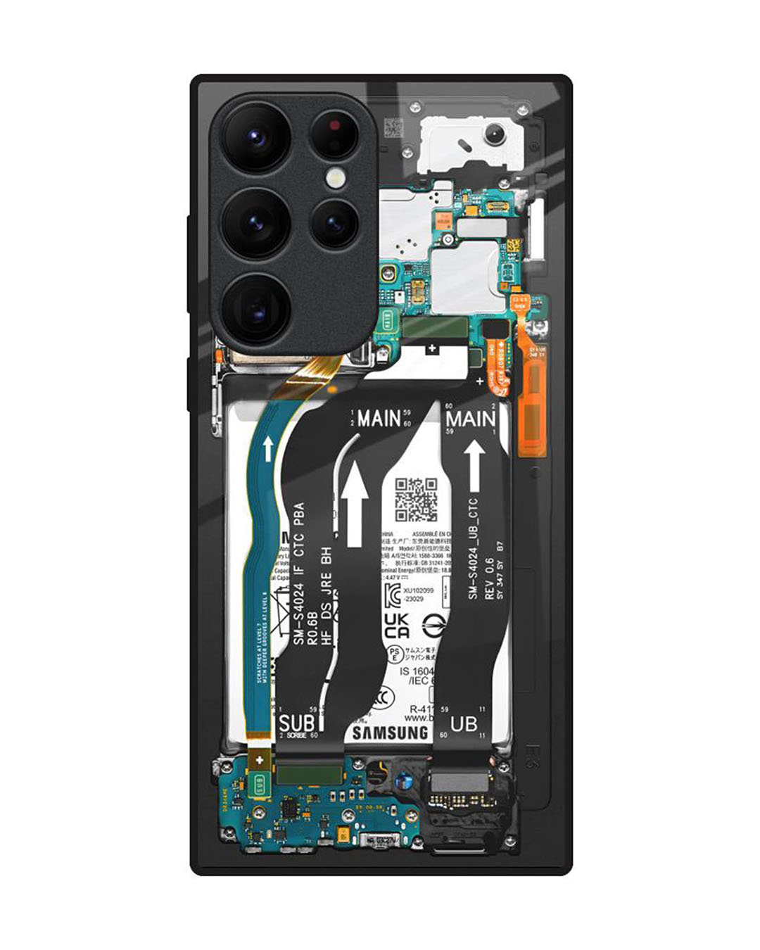 Buy Teardown Premium Glass Cover for Samsung Galaxy S22 Ultra 5G(Shock ...