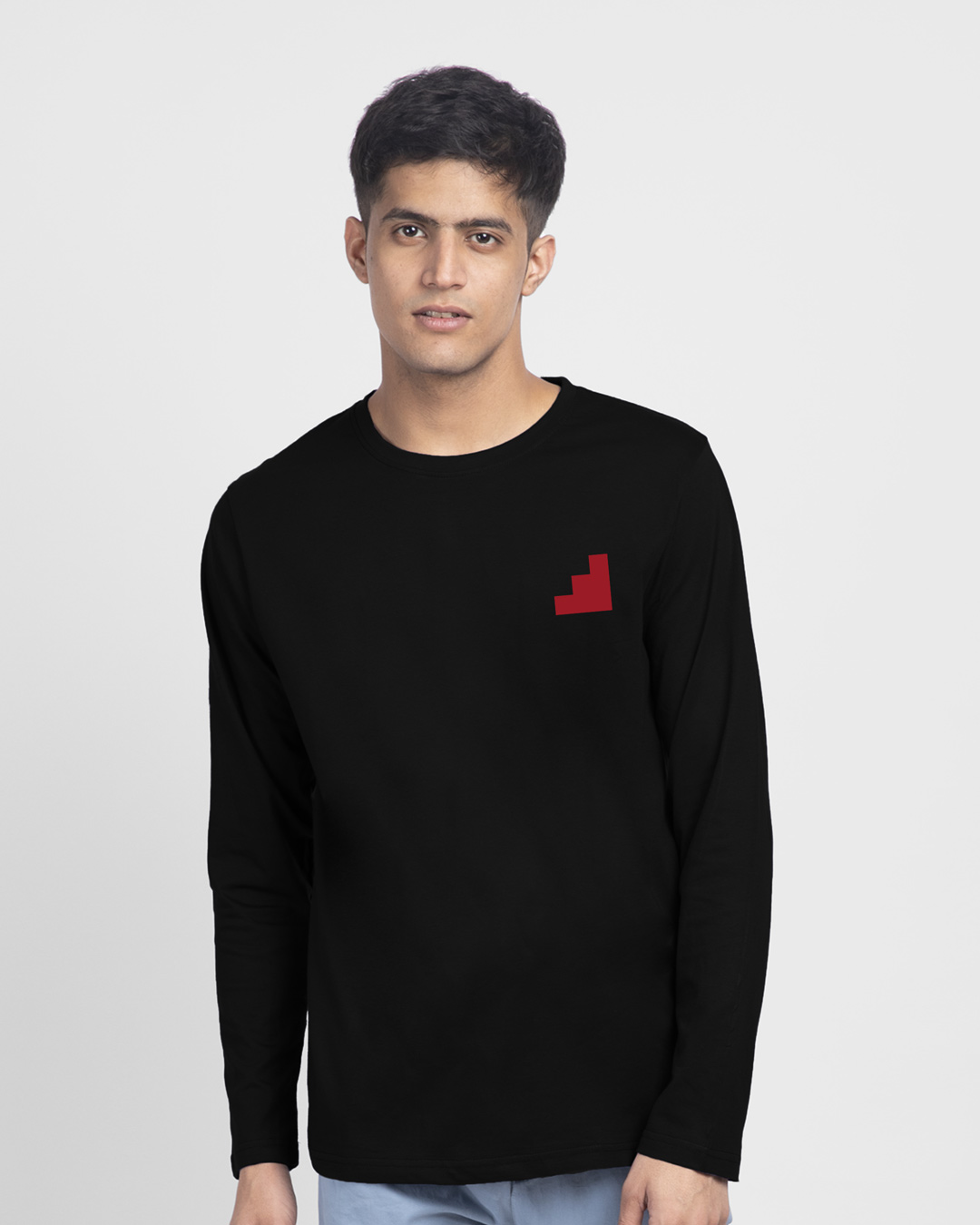 Buy The First Step Full Sleeve T-Shirt Black Online at Bewakoof