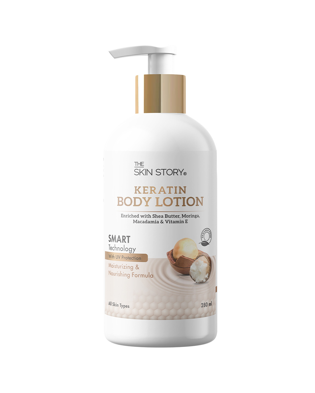 Buy The Skin Story Keratin Body Lotion, SMART Technology, UV Protection ...