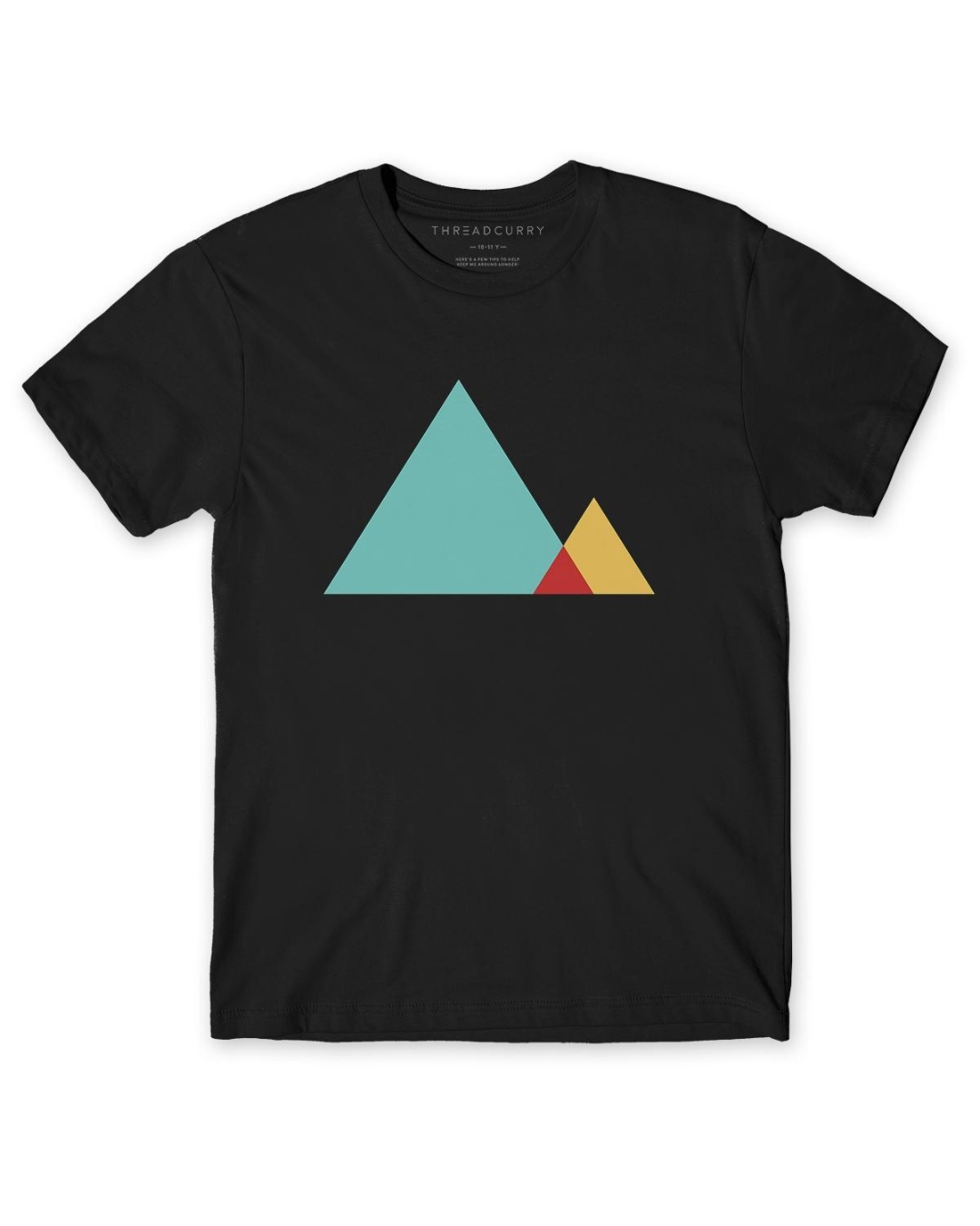 Buy Threadcurry Boys Black Mystery Pyramids Graphic Printed T-shirt ...