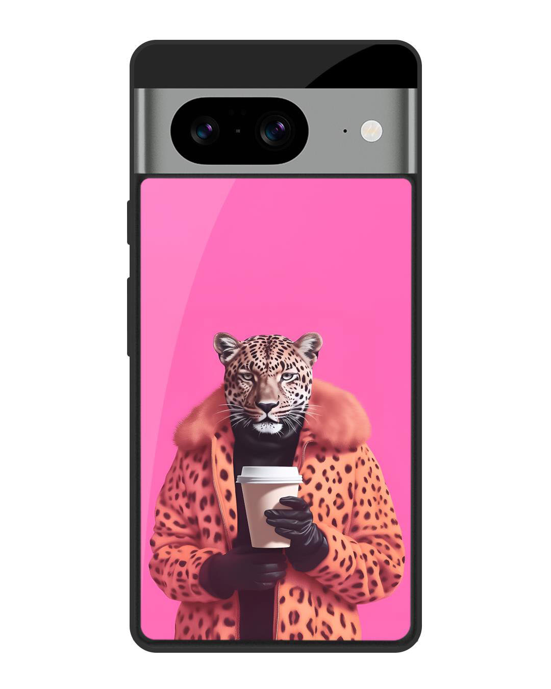 Buy Tiger In Winter Premium Glass Cover for Google Pixel 8 (Shock Proof ...