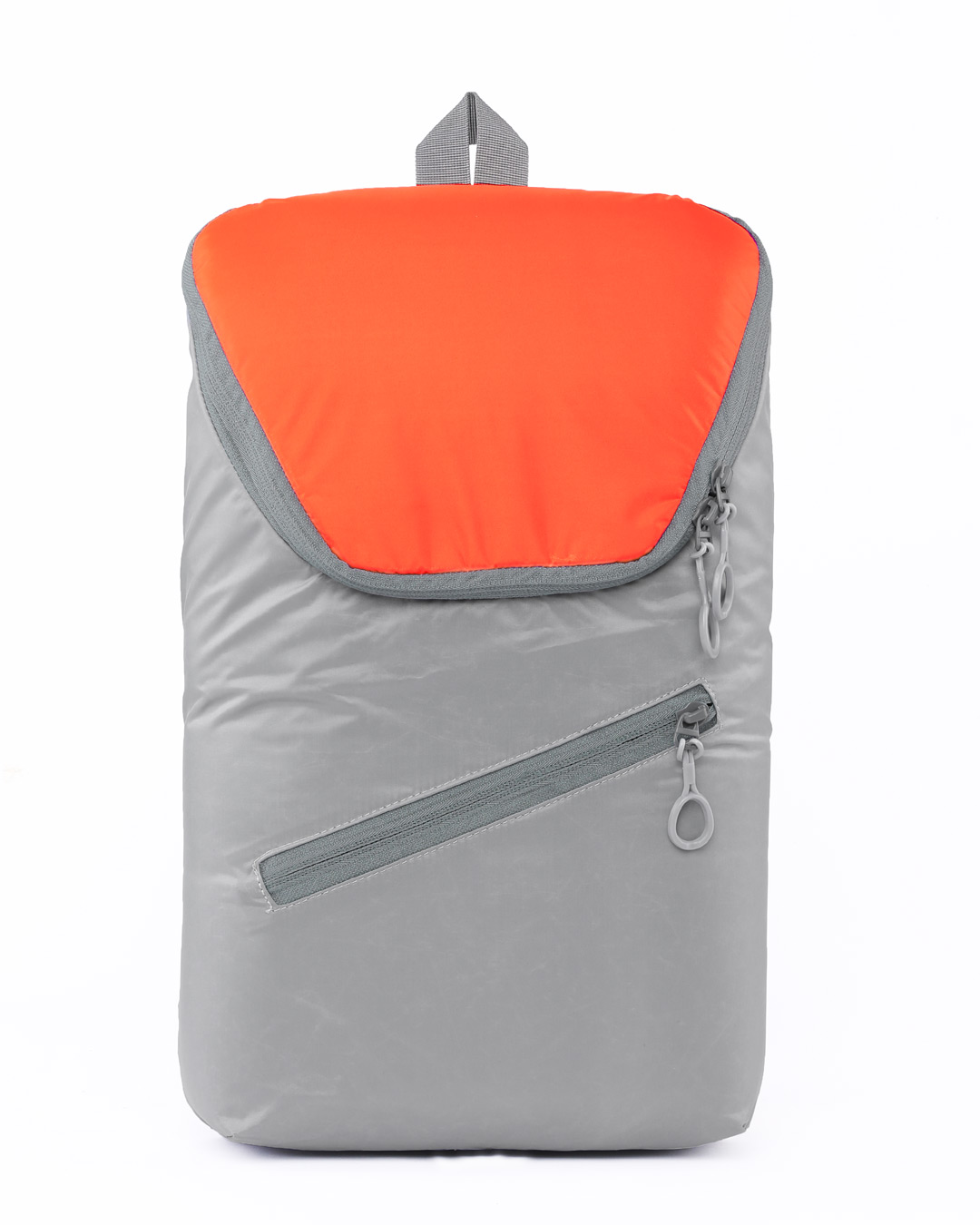 Buy Tin Grey - Spark Orange Mini Backpack Online in India at Bewakoof