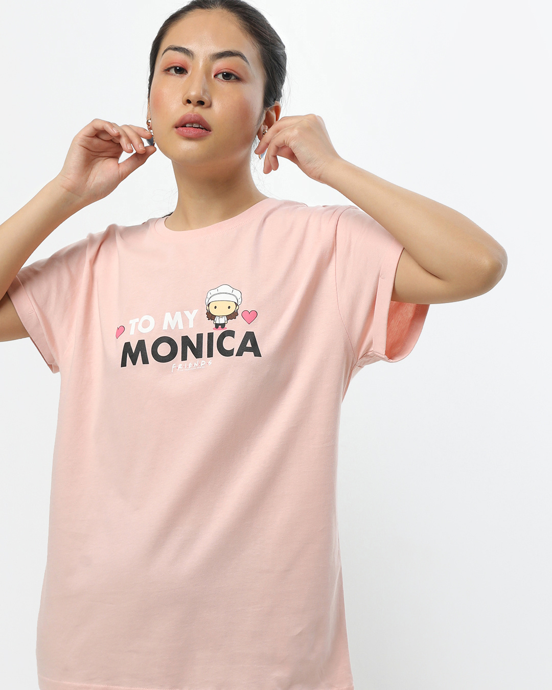Buy To My Monica Boyfriend T-shirt Online at Bewakoof