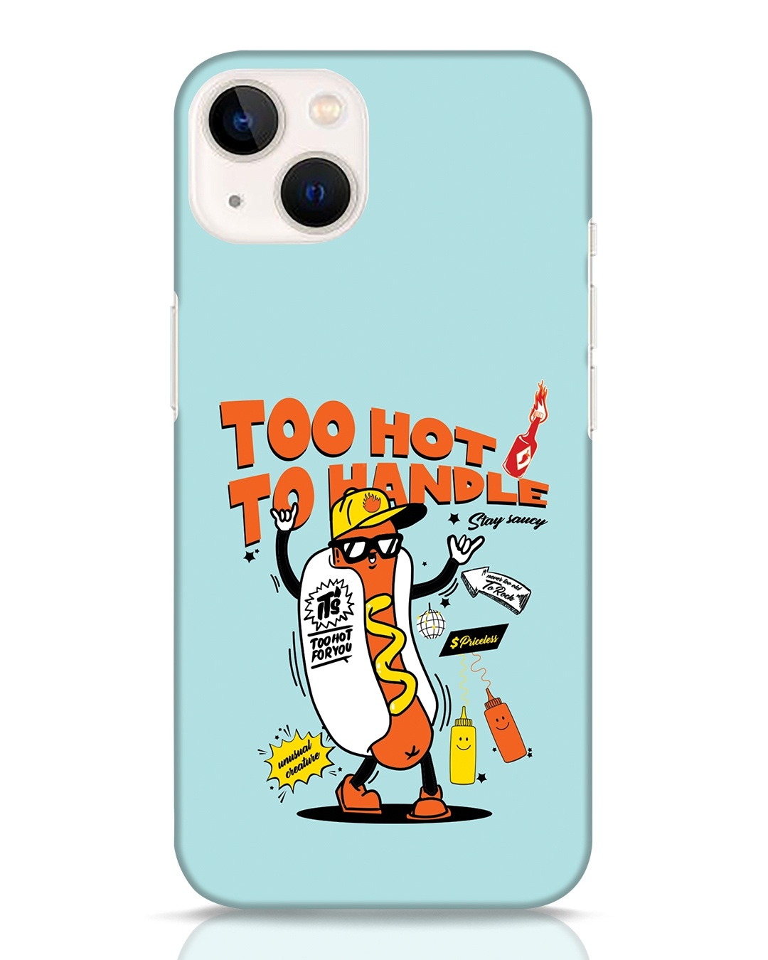 Buy Too Hot To Handle Designer Hard Cover for Apple iPhone 13 Online in ...