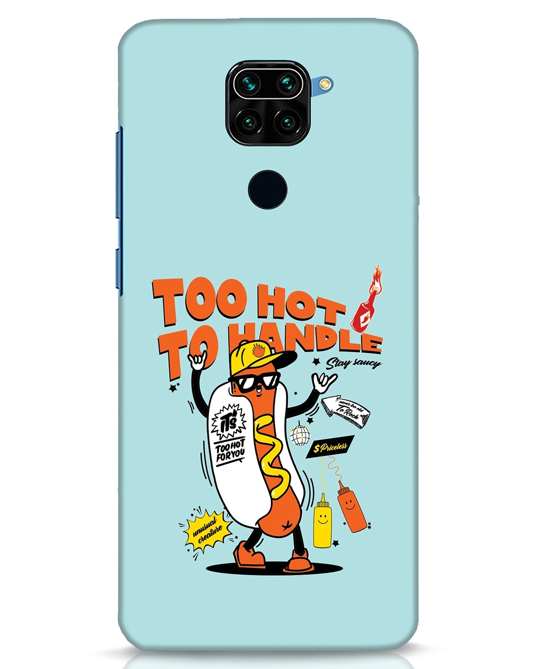 Buy Too Hot To Handle Designer Hard Cover for Xiaomi Redmi Note 9 ...