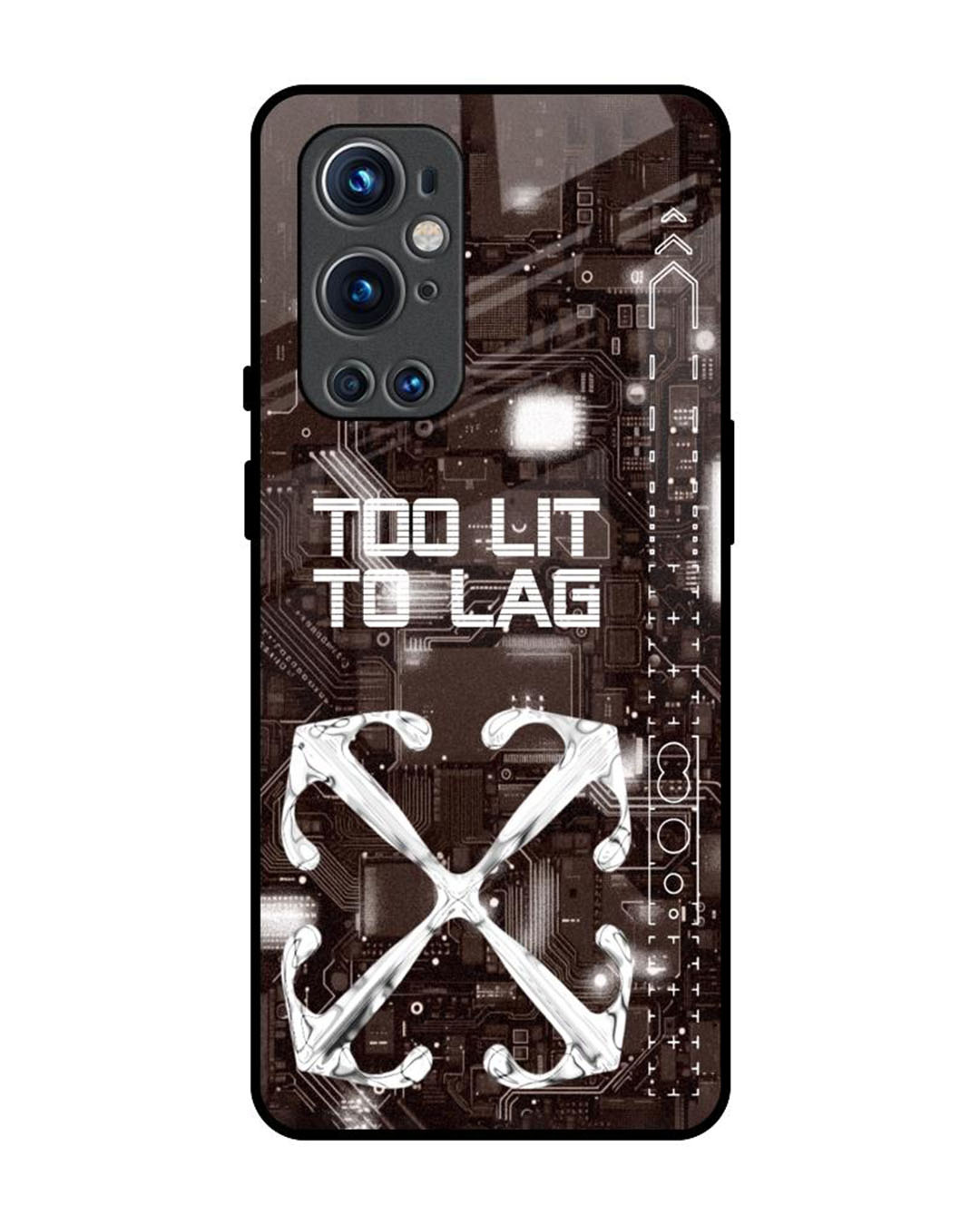 Buy Too Lit To Lag Premium Glass Cover for OnePlus 9 Pro Online in ...