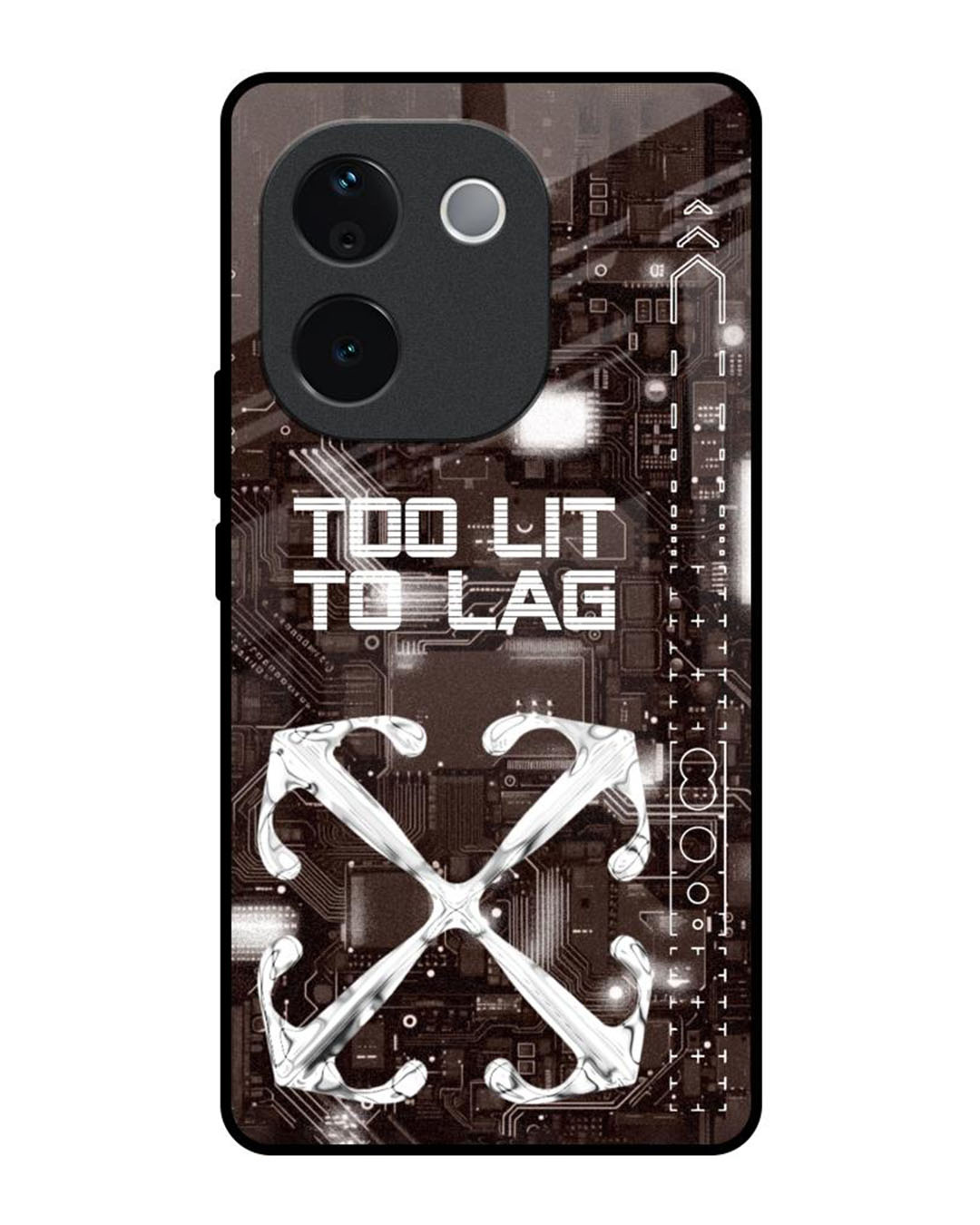 Buy Too Lit To Lag Premium Glass Cover for Vivo T3 Pro 5G Online in ...