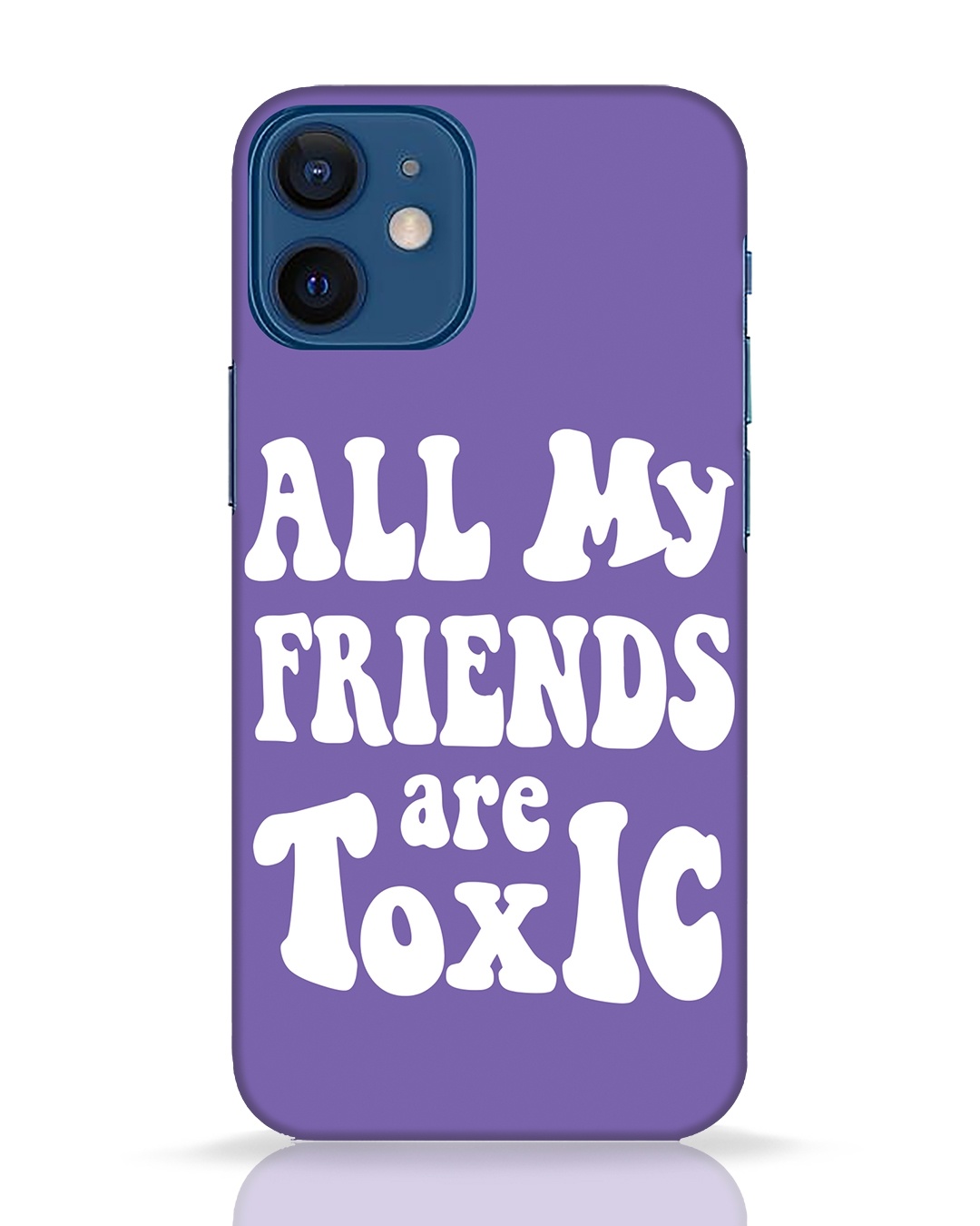 Buy Toxic Friends Designer Hard Cover for Apple iPhone 12 Mini Online ...