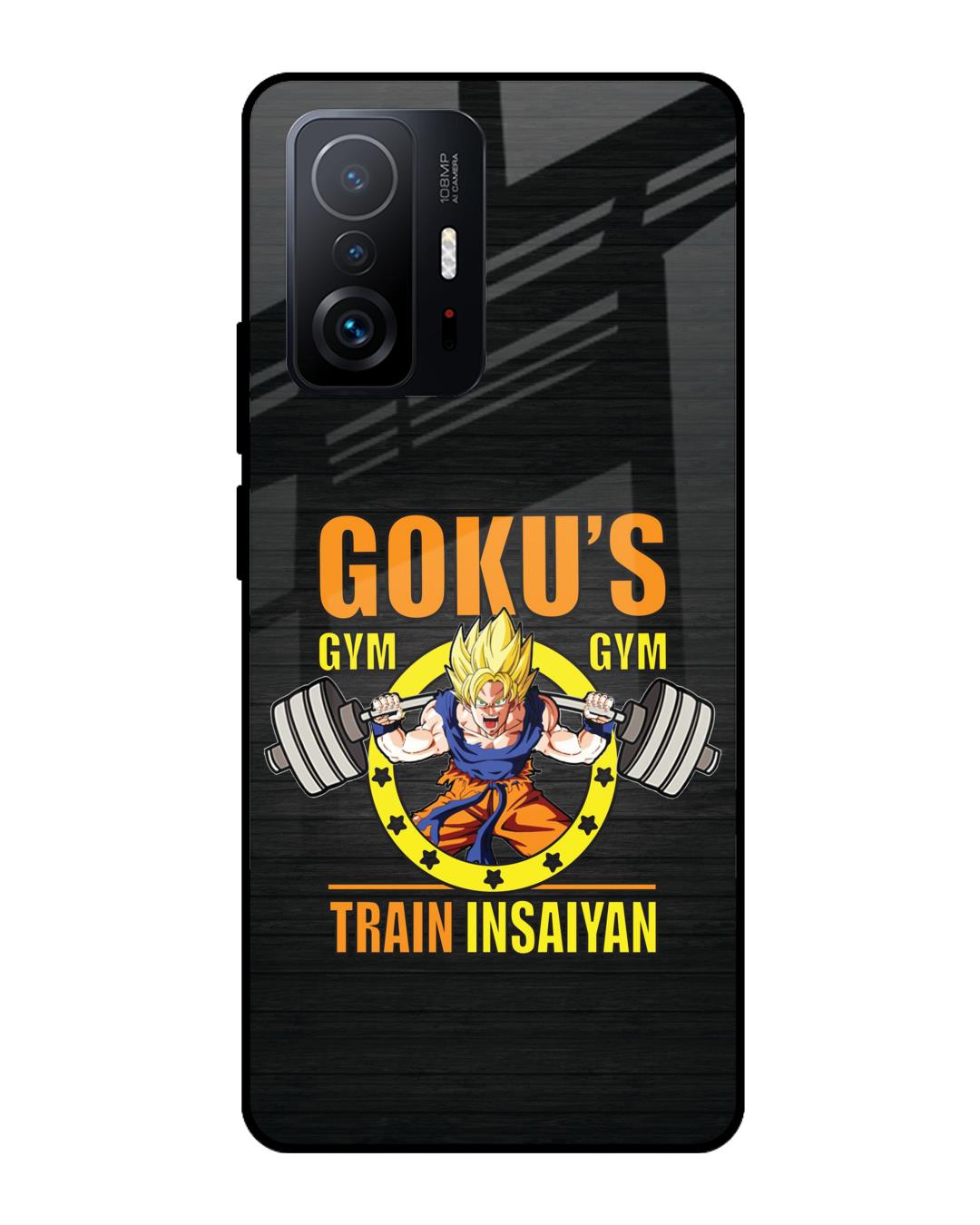 Buy Train Insaiyan Premium Glass Case for Mi 11T Pro 5G (Shock Proof ...
