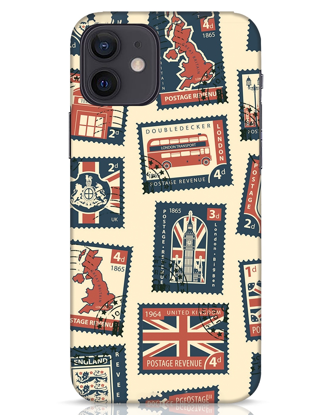 Buy Trip Stamps Designer Hard Cover for Apple iPhone 12 Online in India ...