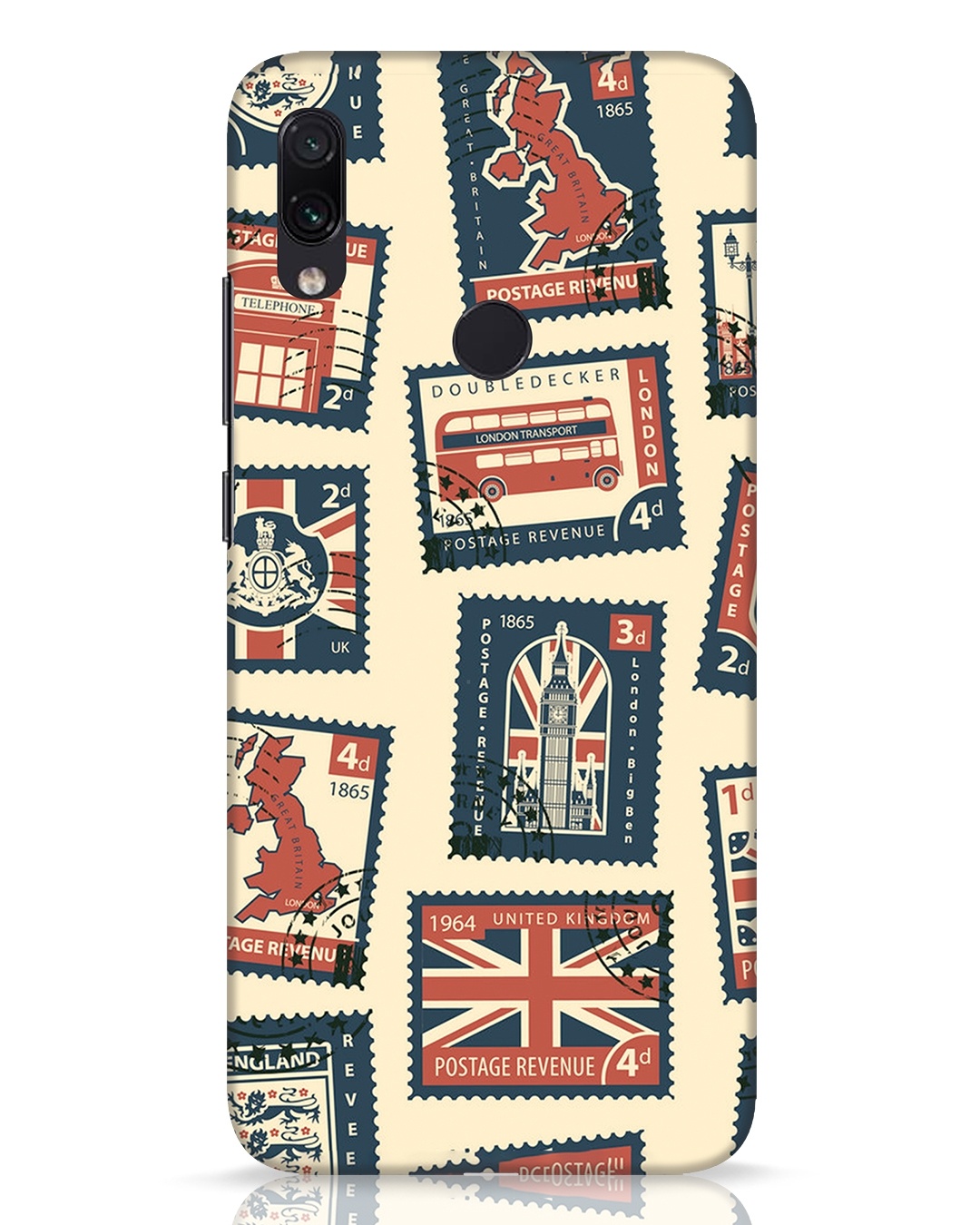 Buy Trip Stamps Designer Hard Cover for Xiaomi Redmi Note 7 Pro Online ...